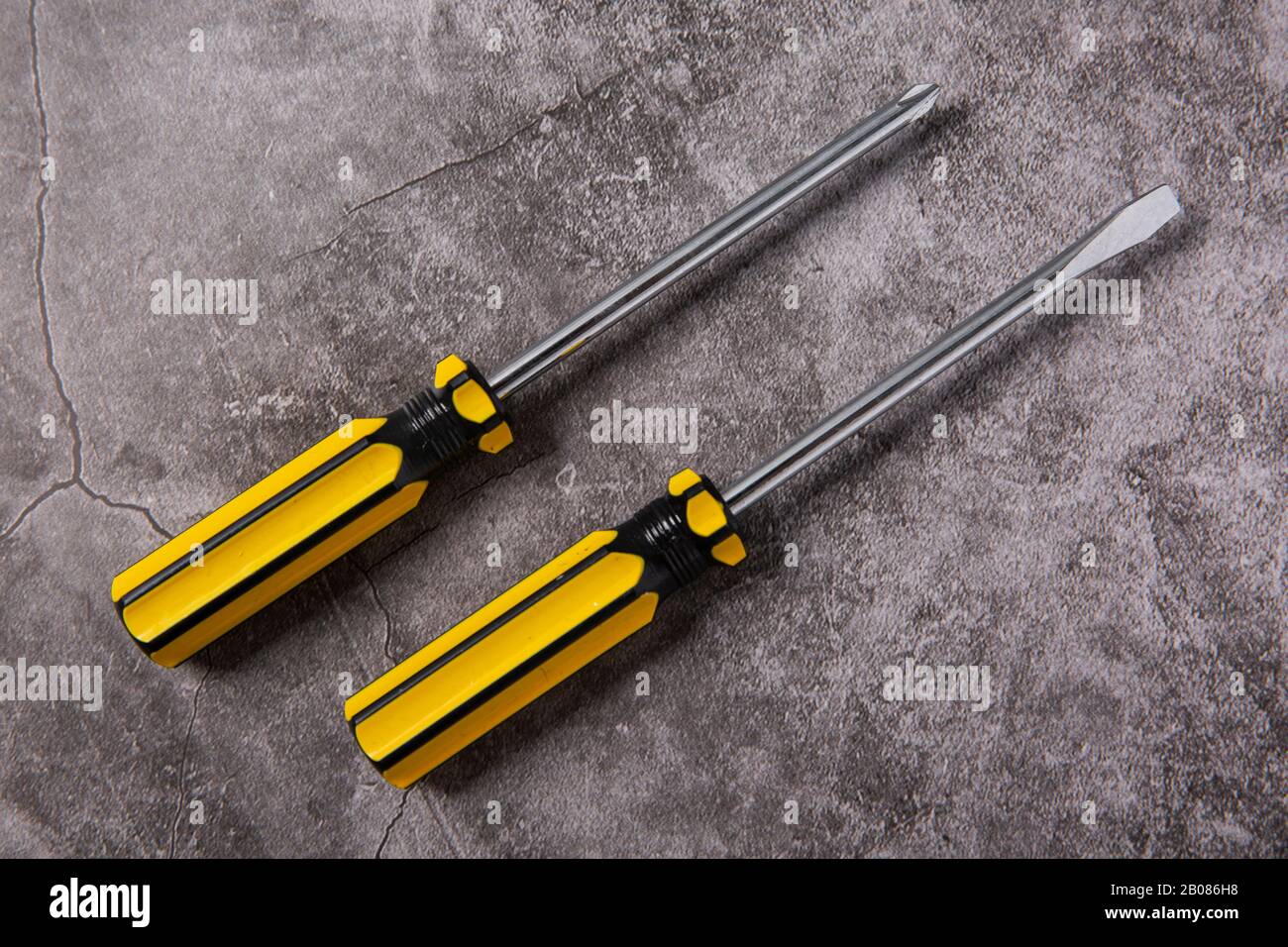 Hand work tools or construction tools top view 142 Stock Photo - Alamy