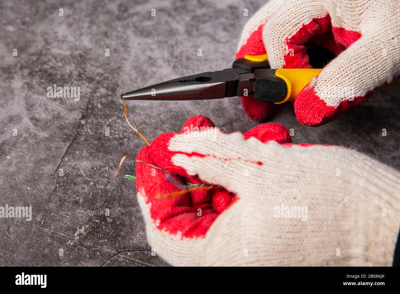 Hand work tools or construction tools top view 138 Stock Photo - Alamy