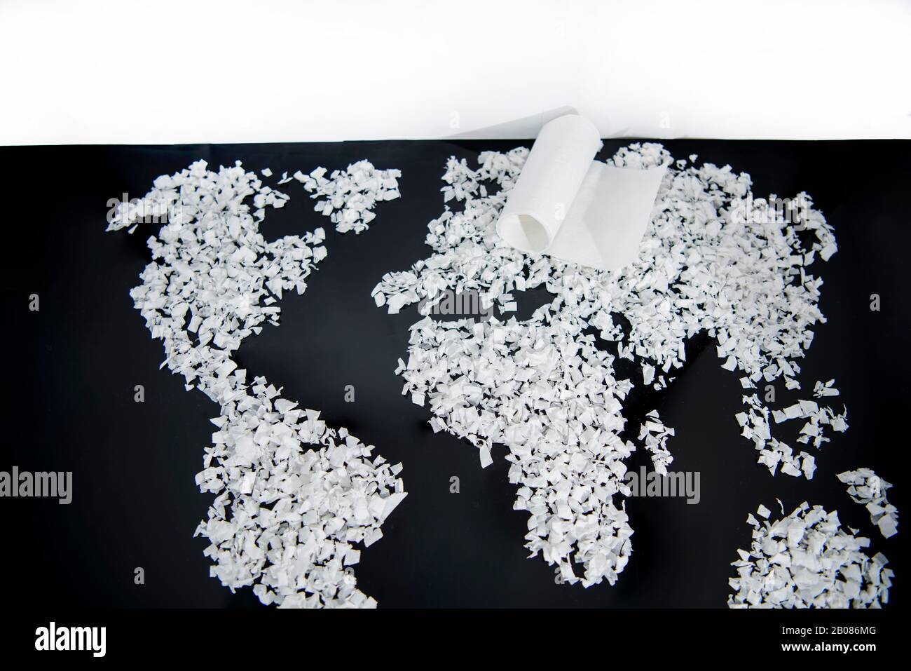 Abstract photo with toilet paper concept Stock Photo - Alamy