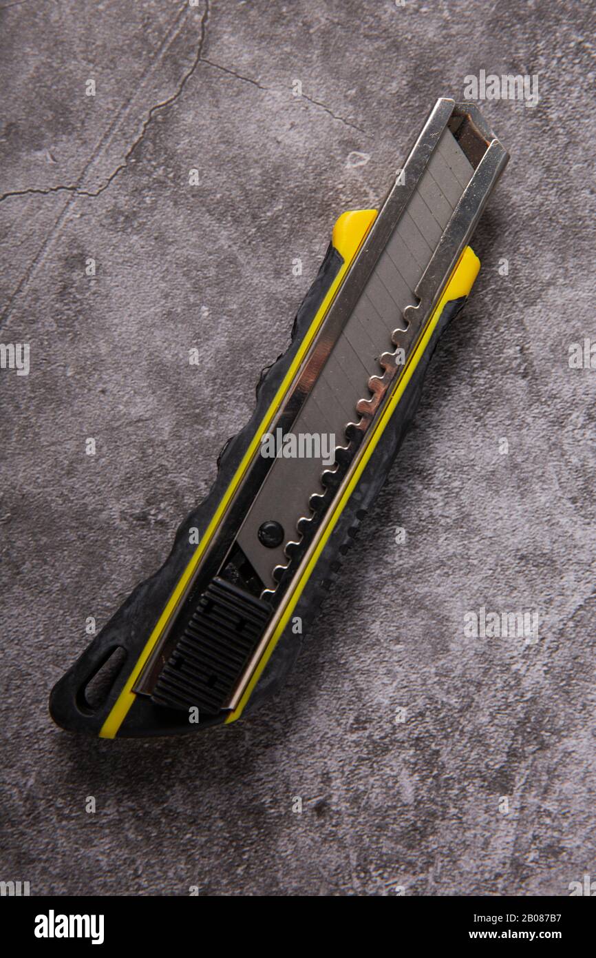 Hand work tools or construction tools top view 092 Stock Photo - Alamy