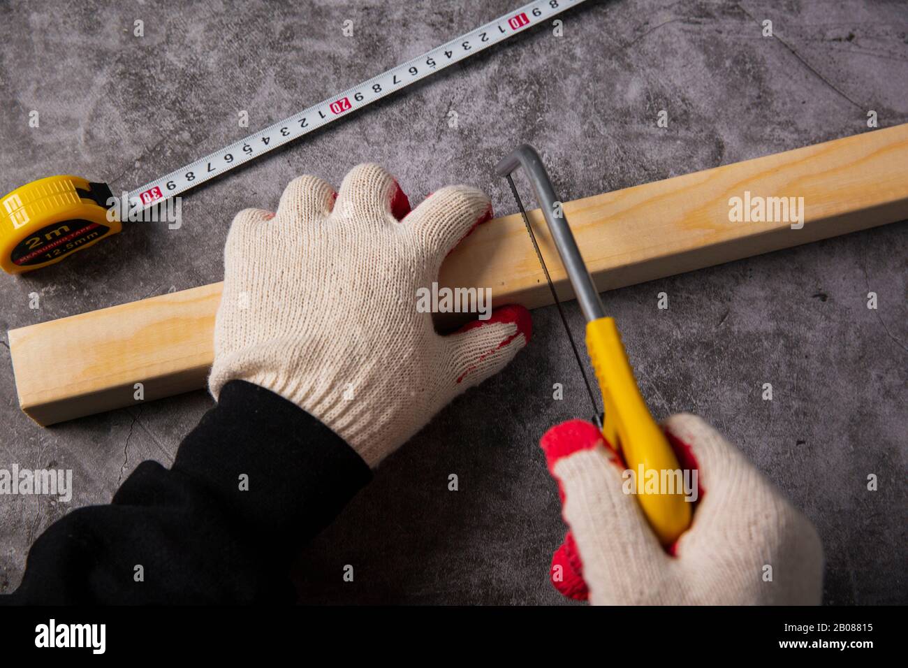 Hand work tools or construction tools top view 076 Stock Photo - Alamy