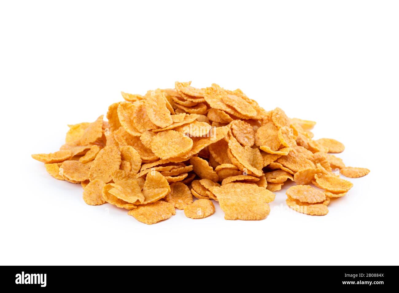 Corn flakes assortment isolated on white background Stock Photo - Alamy