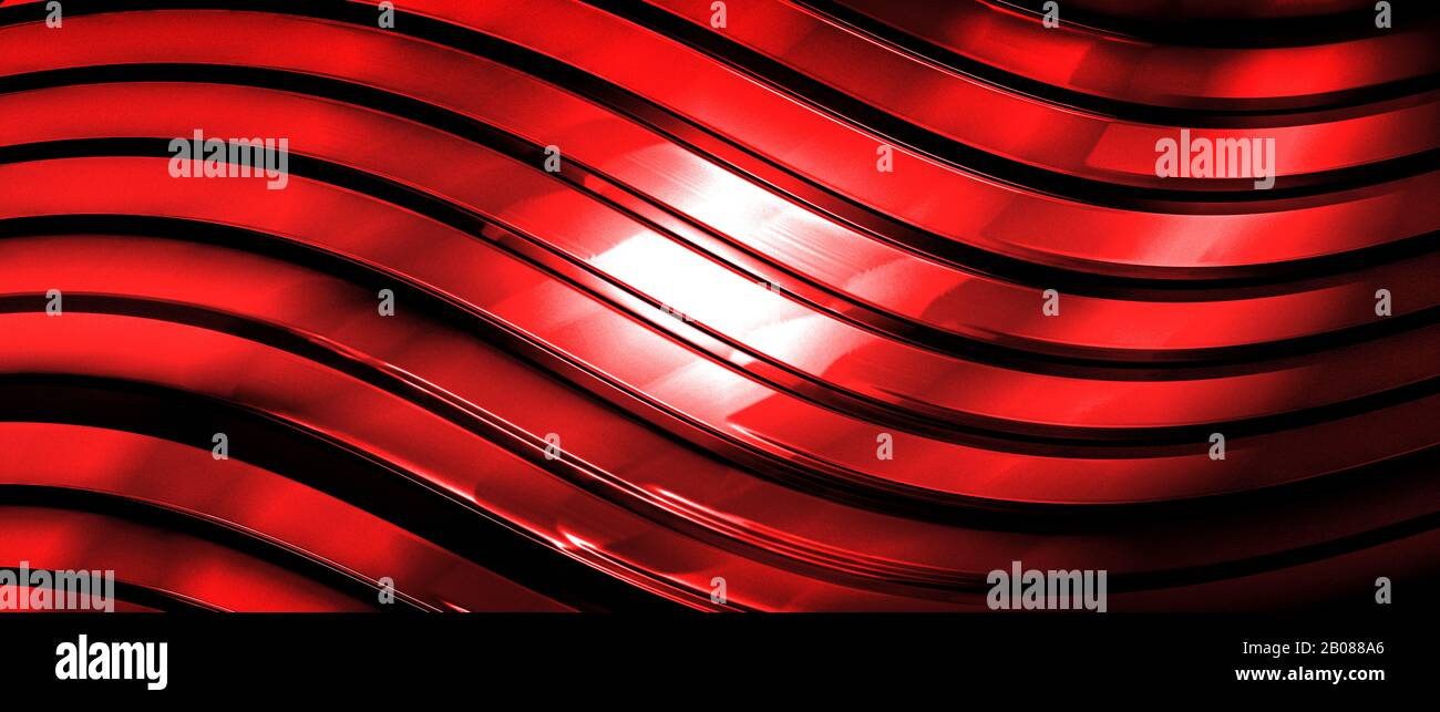 red and black shiny metal background and texture.3d illustration design ...