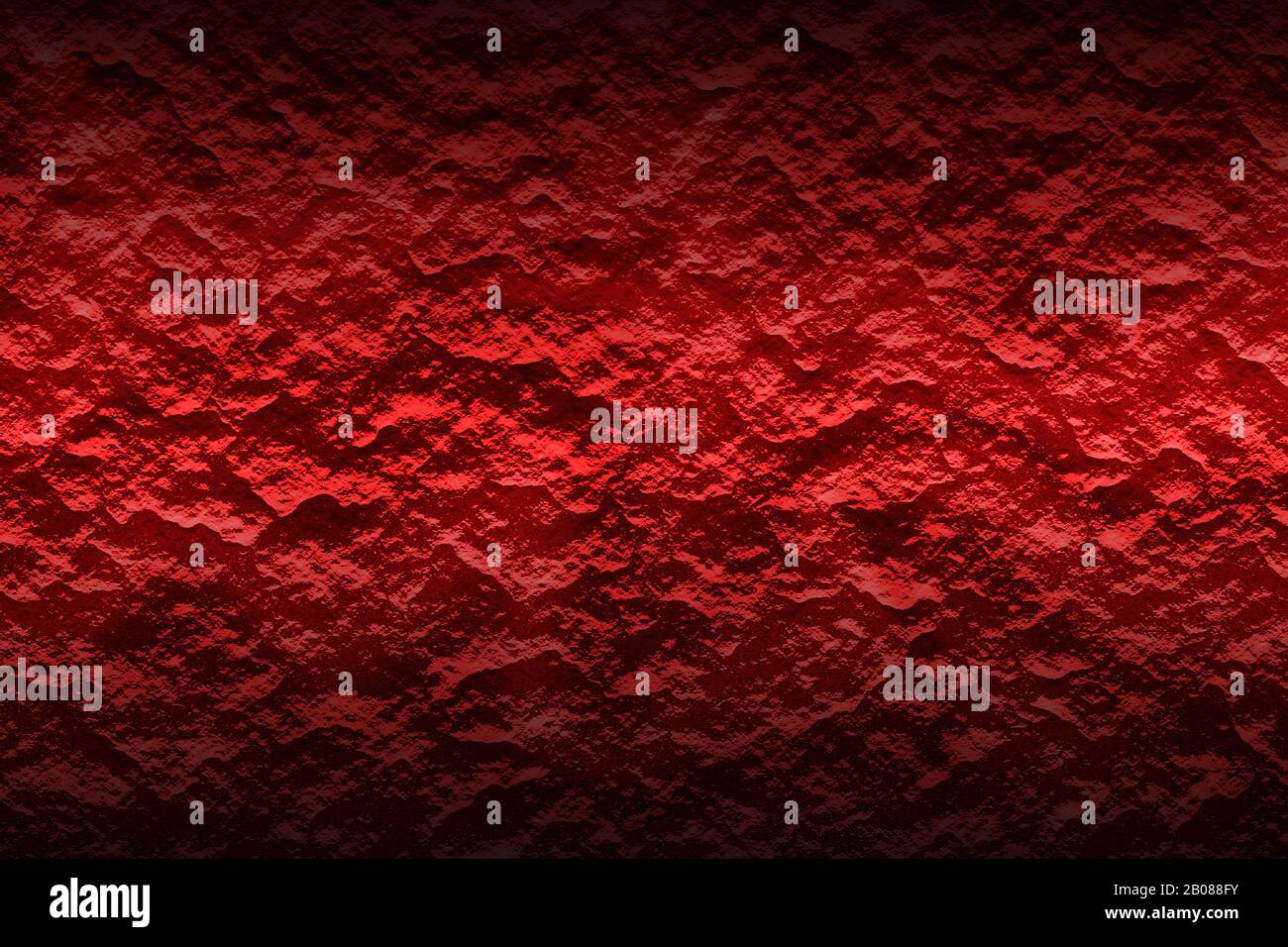 red rock wall with light and shadow. grunge and horror background and ...