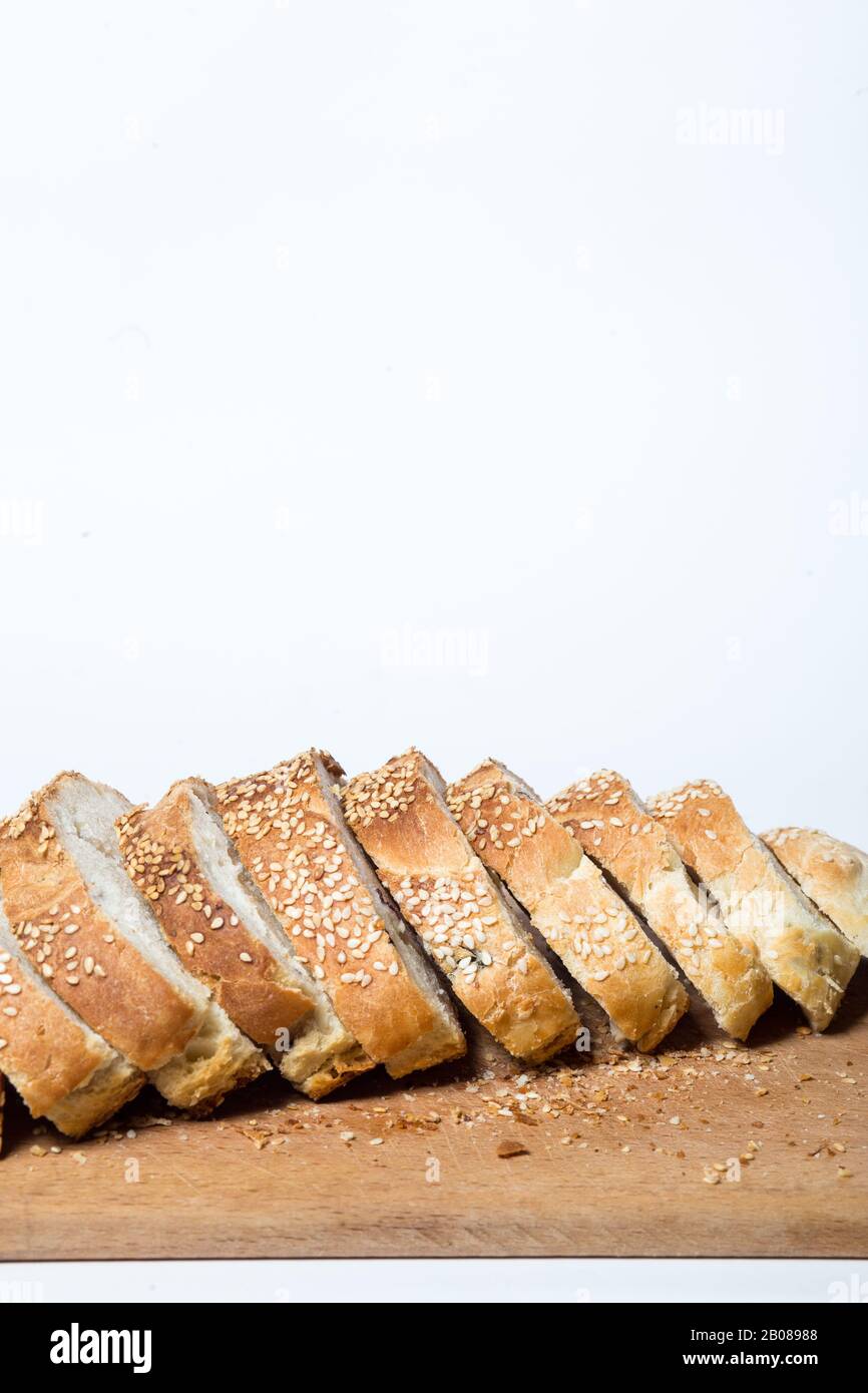 Big round loaf bread hi-res stock photography and images - Alamy