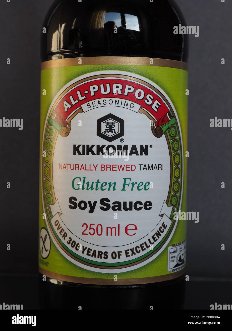 TOKYO, JAPAN - CIRCA JANUARY 2020: Kikkoman naturally brewed tamari ...