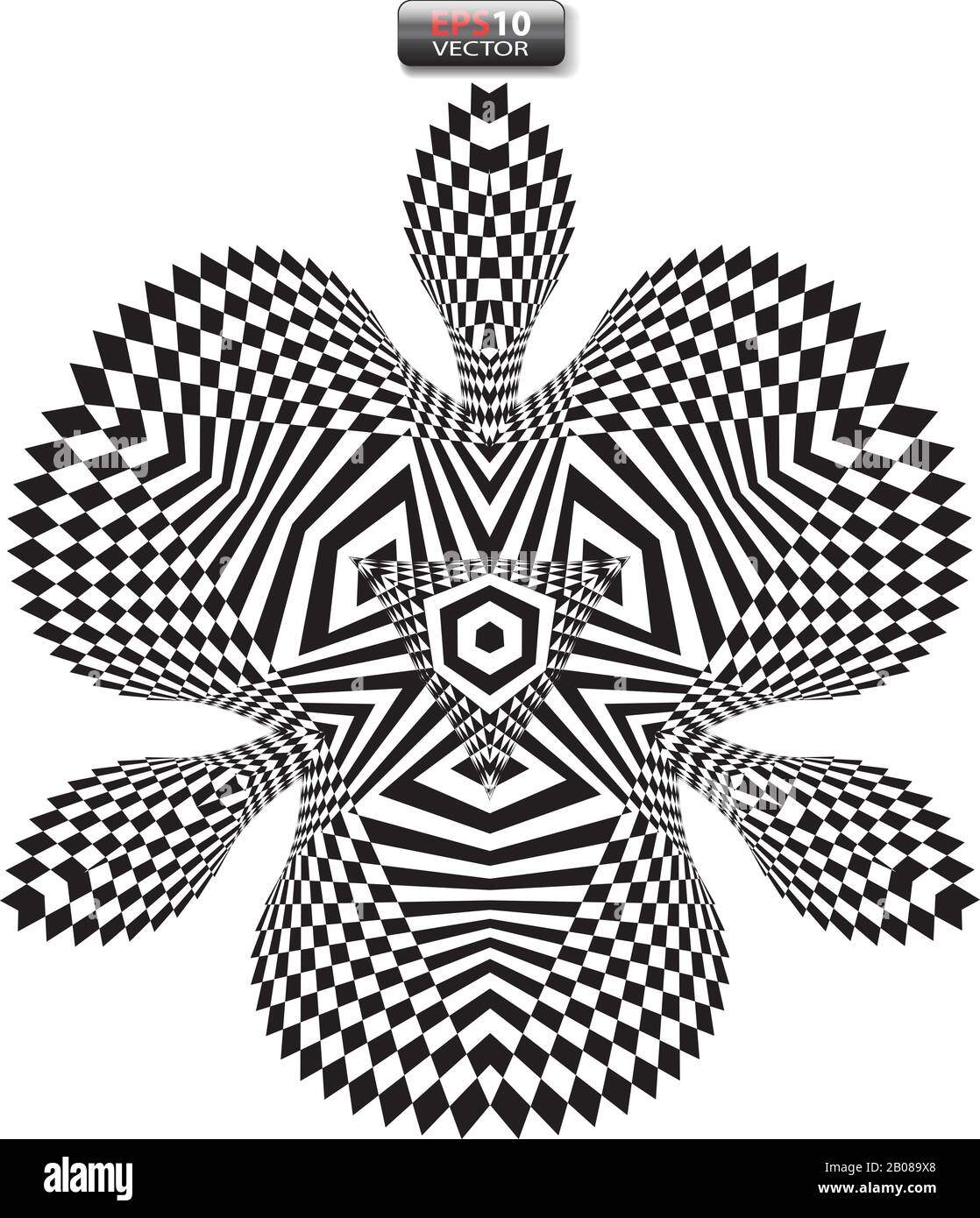 An optical illusion Cut Out Stock Images & Pictures - Alamy