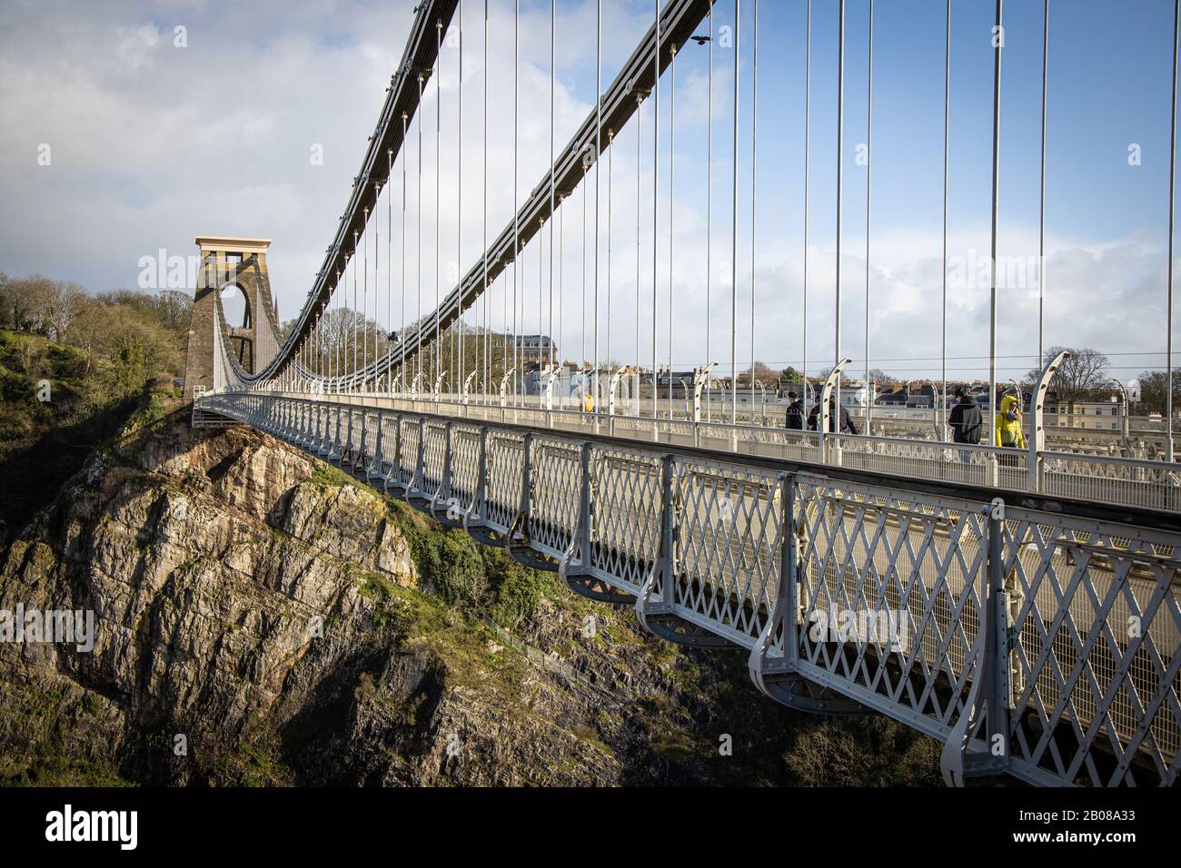 Clifton Suspension Bridge Isambard Kingdom Brunel Bristol Stock Photo ...