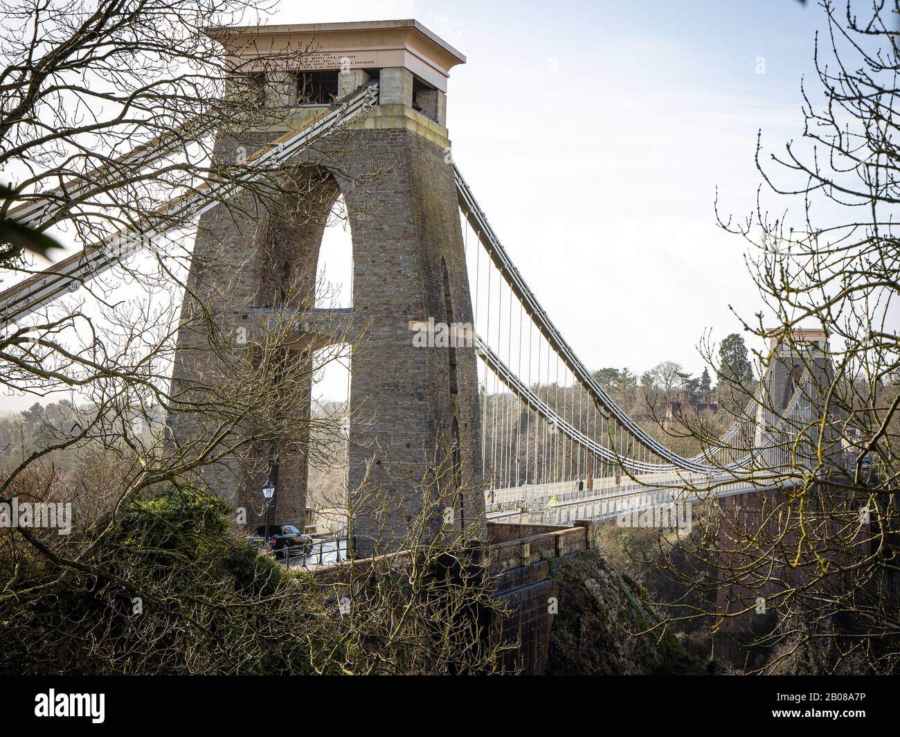 Clifton Suspension Bridge Isambard Kingdom Brunel Bristol Stock Photo ...