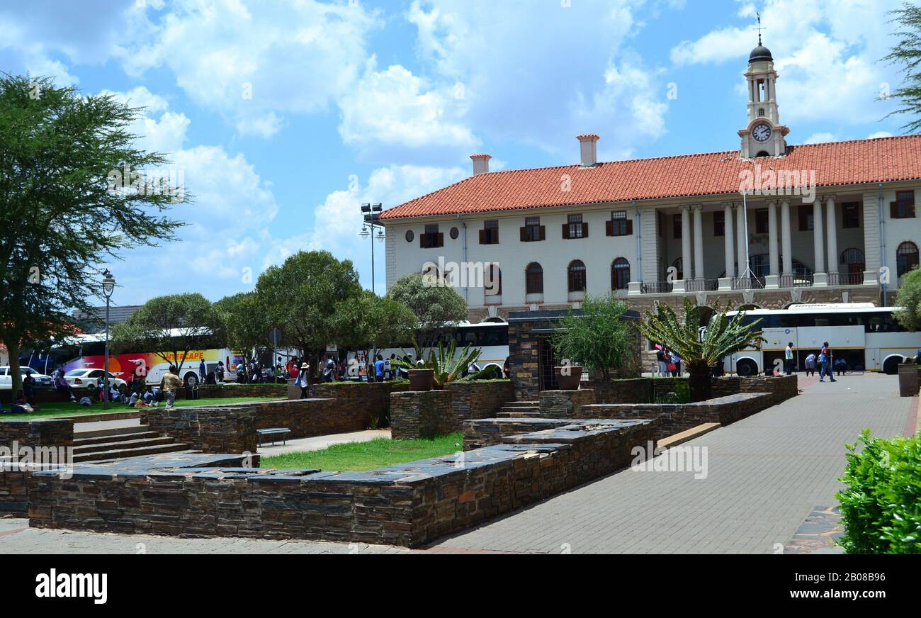 Pretoria train station and bus terminus building -where long distance ...