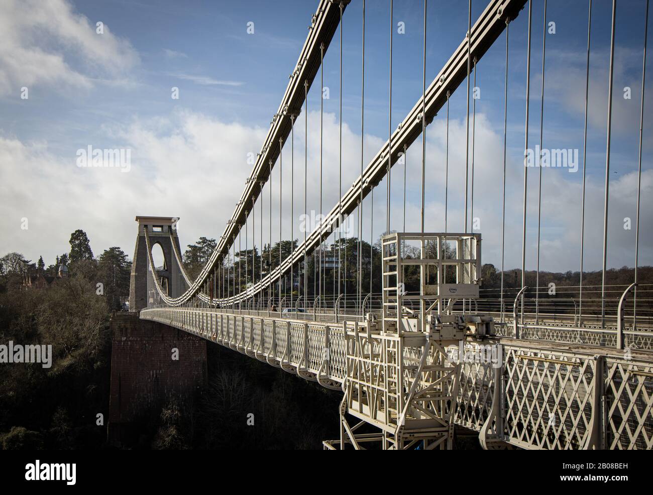 Isambard Kingdom Brunel Clifton Suspension Bridge Bristol UK Stock ...