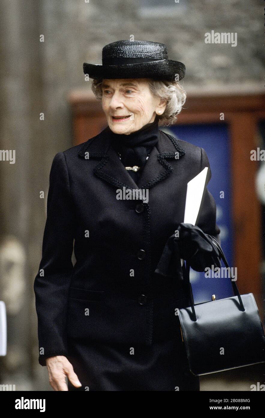 HRH Princess Alice at a memorial service for King Olav, Westminster ...