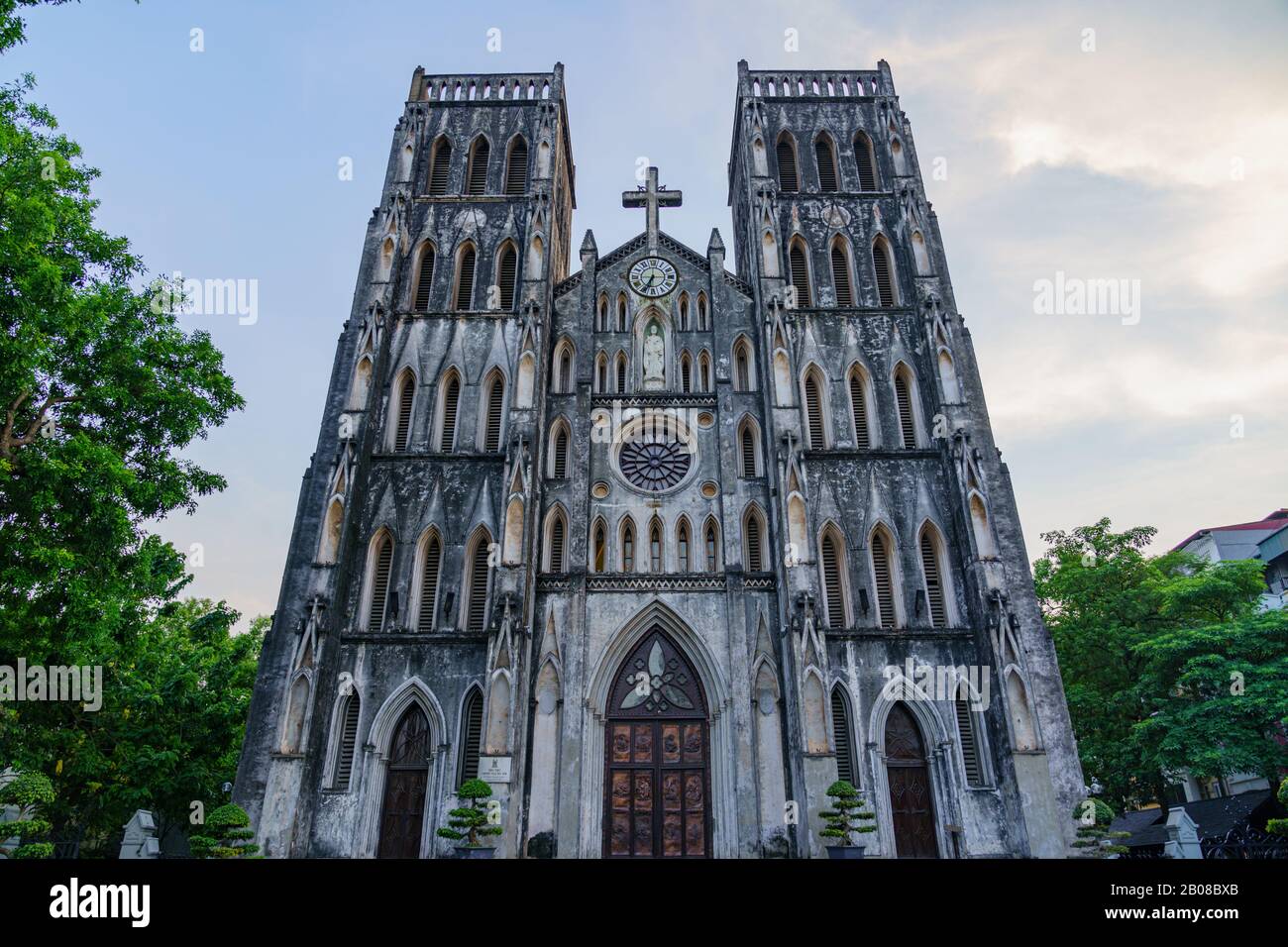 St Joseph's Cathedral is a old church in Vietnam. Its a late 19th ...
