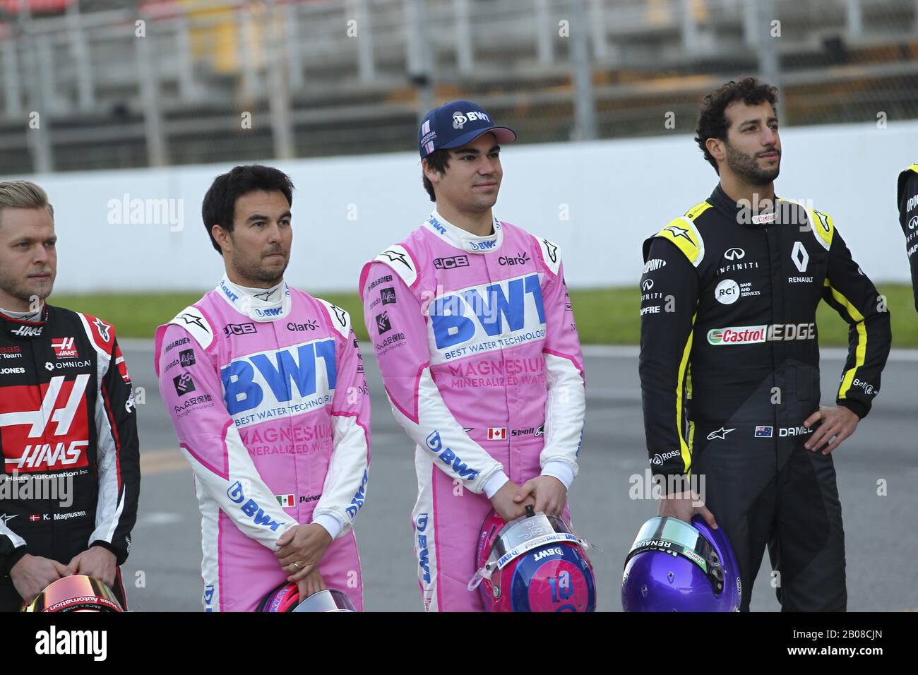 racing point drivers during Pre-season Testing 2020 - Day 1, Formula 1 ...