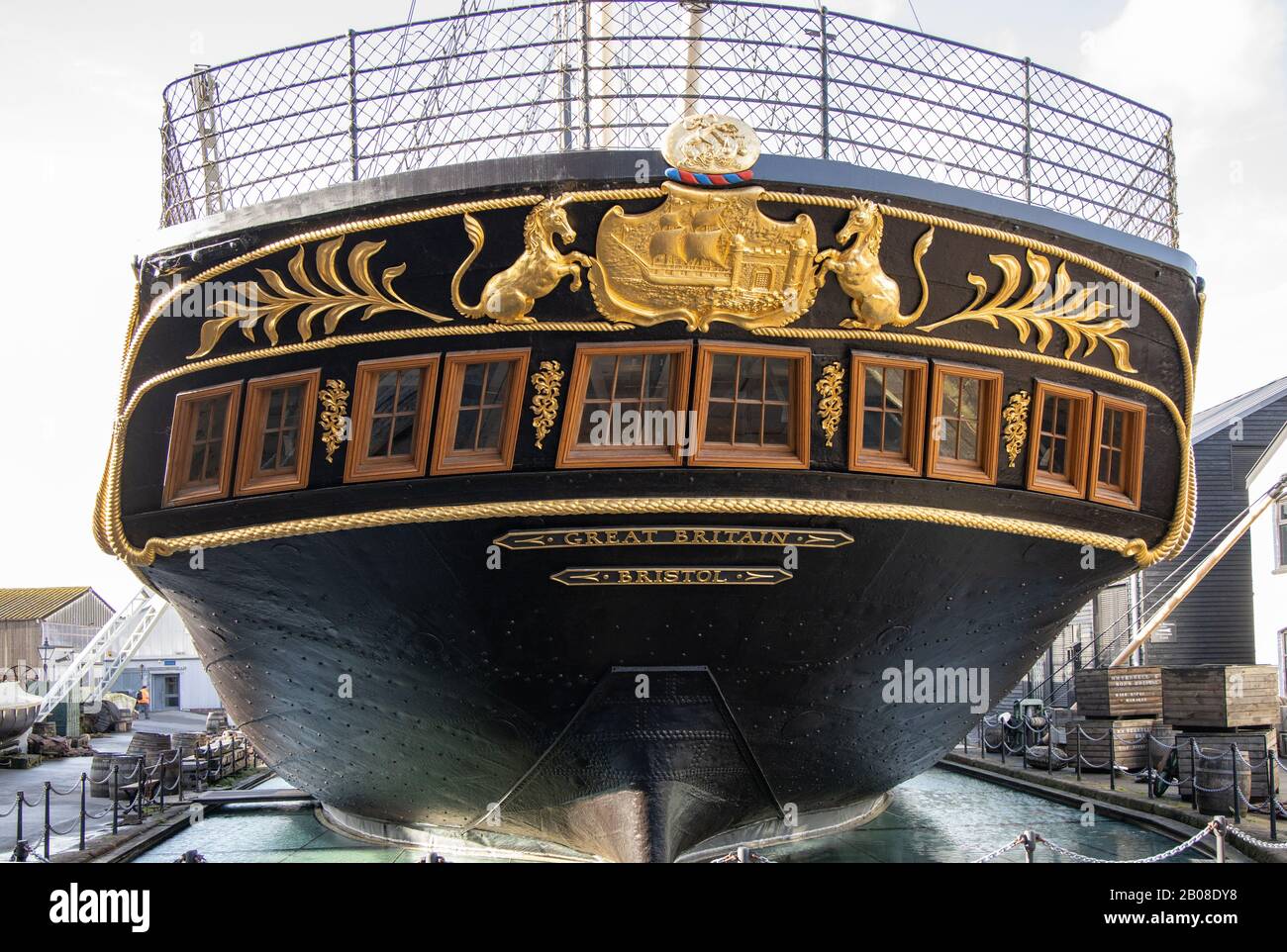 SS Great Britain Bristol, Isambard Kingdom Brunel's steel hull ship ...