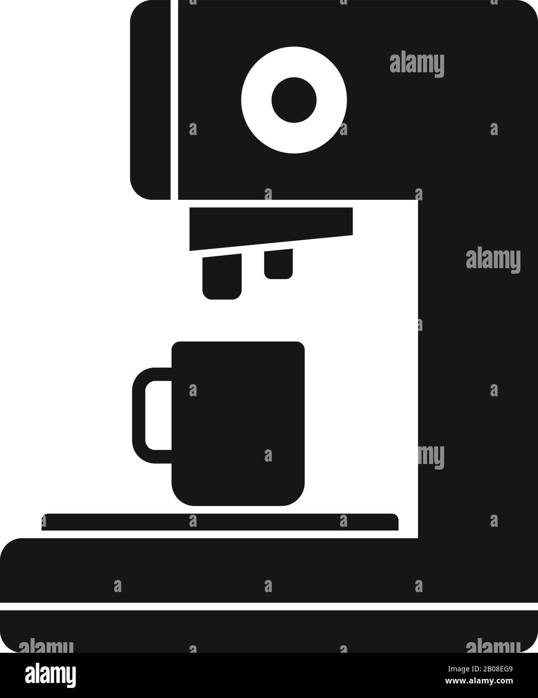 Capsule coffee machine icon. Simple illustration of capsule coffee ...