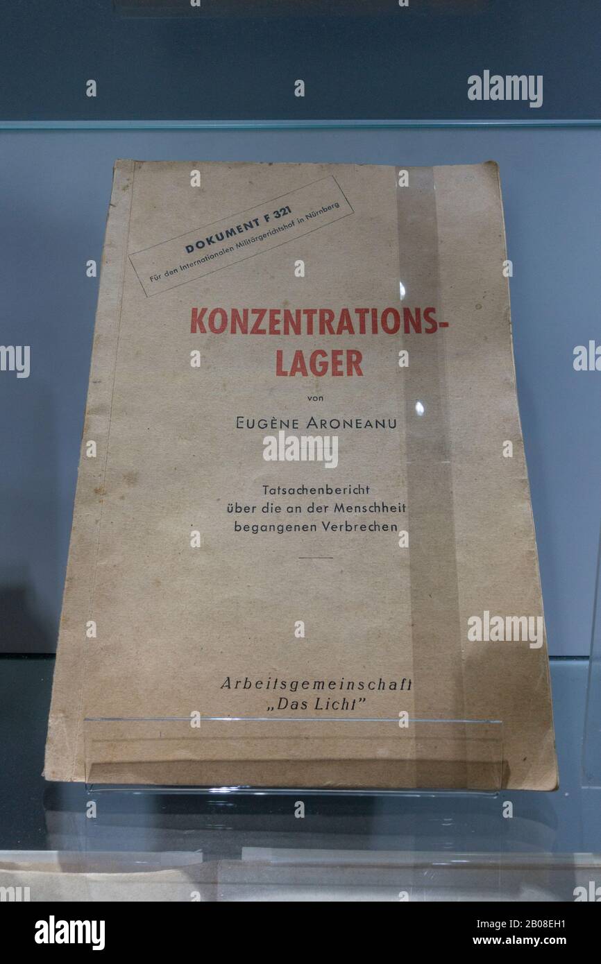 Original legal document from the Nuremberg Trials, Memorium Nuremberg ...