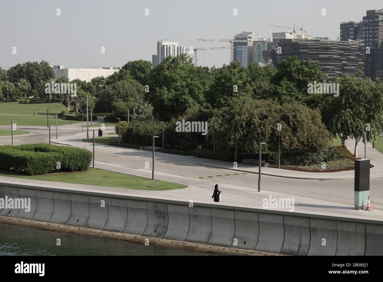 View of MIA Park from Museum of Islamic Art, Doha, Qatar on October 10 ...
