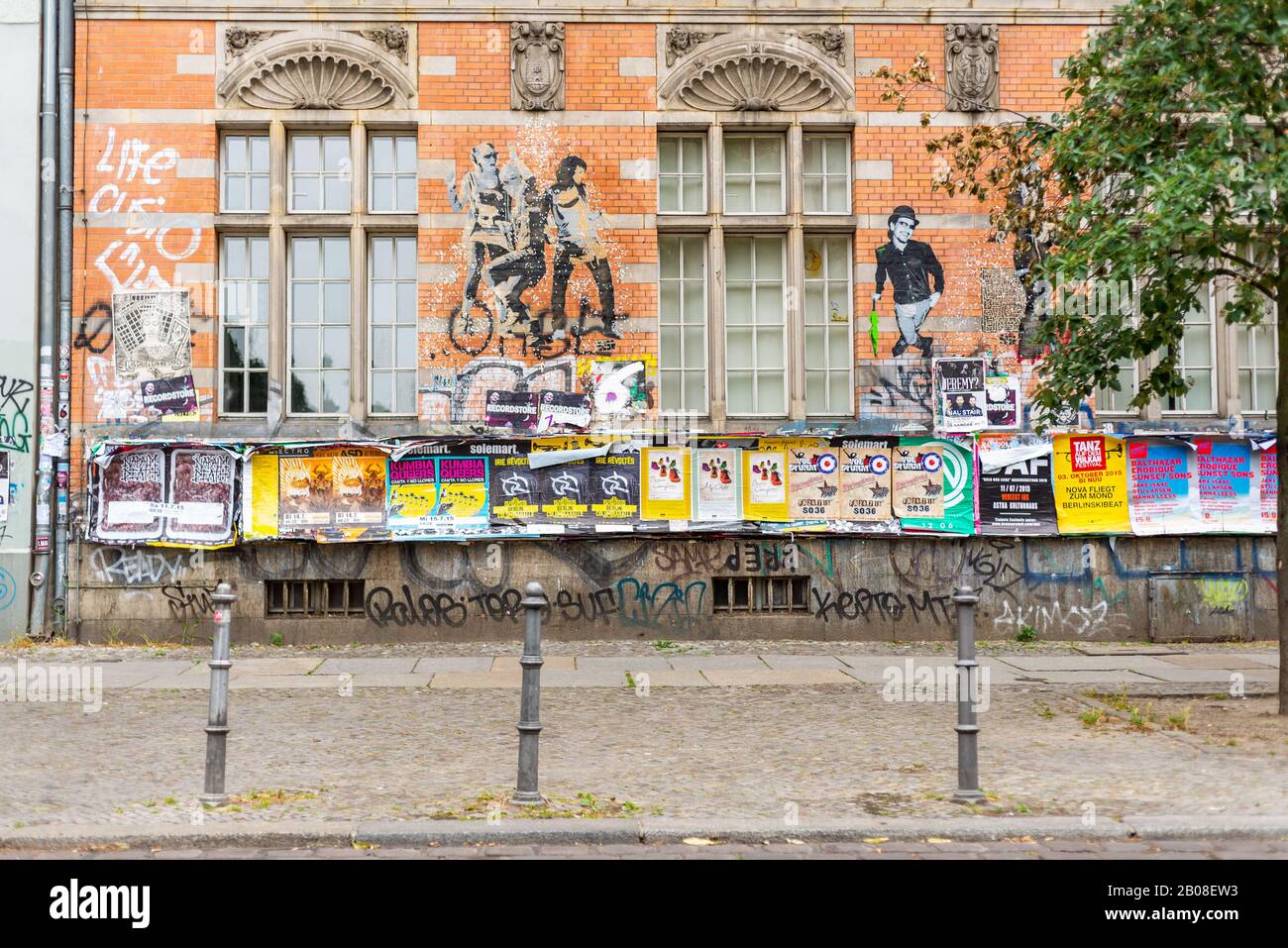 General street scenes around the German capital city of Berlin with ...