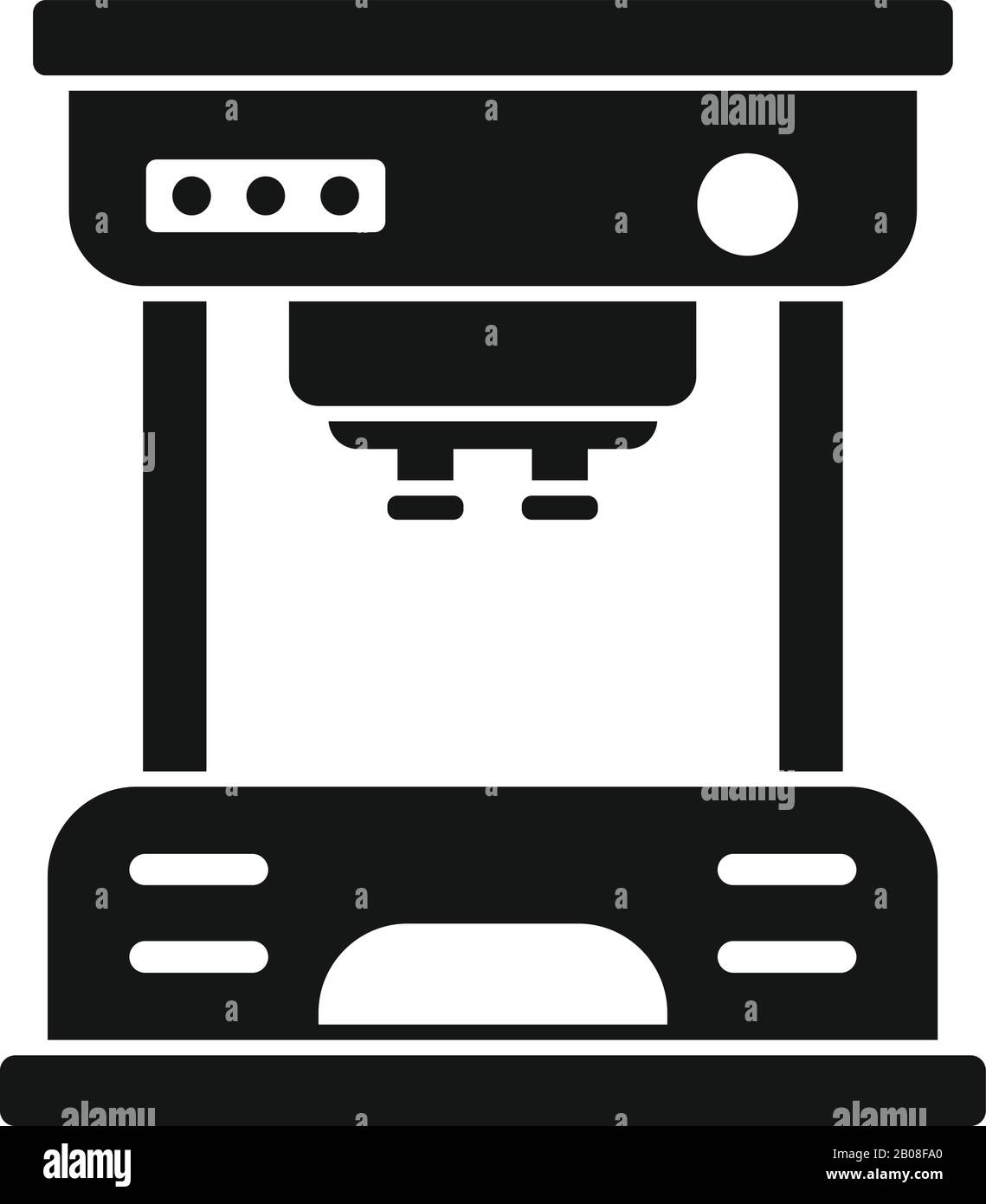 Drip coffee machine icon. Simple illustration of drip coffee machine ...