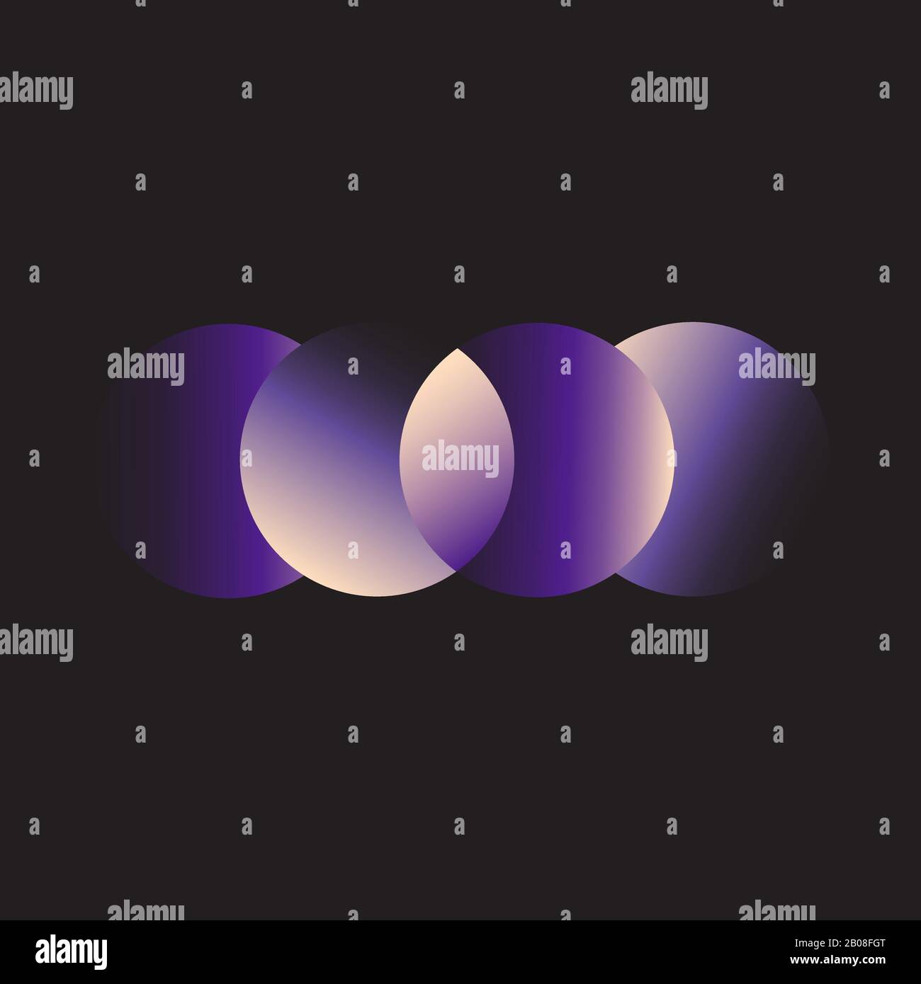 Fade to black poster Stock Vector Images - Alamy