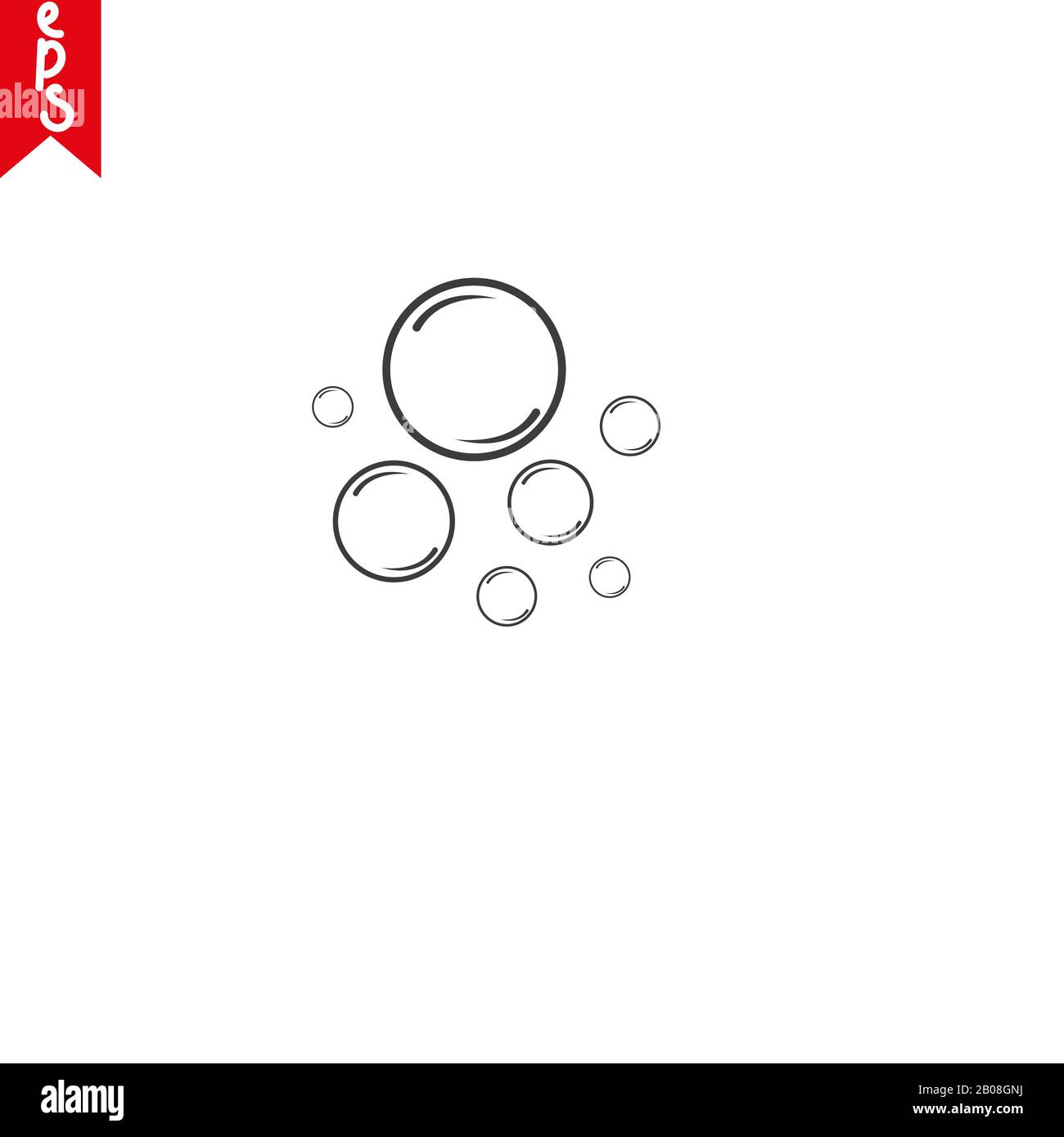 soap bubble icon vector illustration template Stock Vector Image & Art ...
