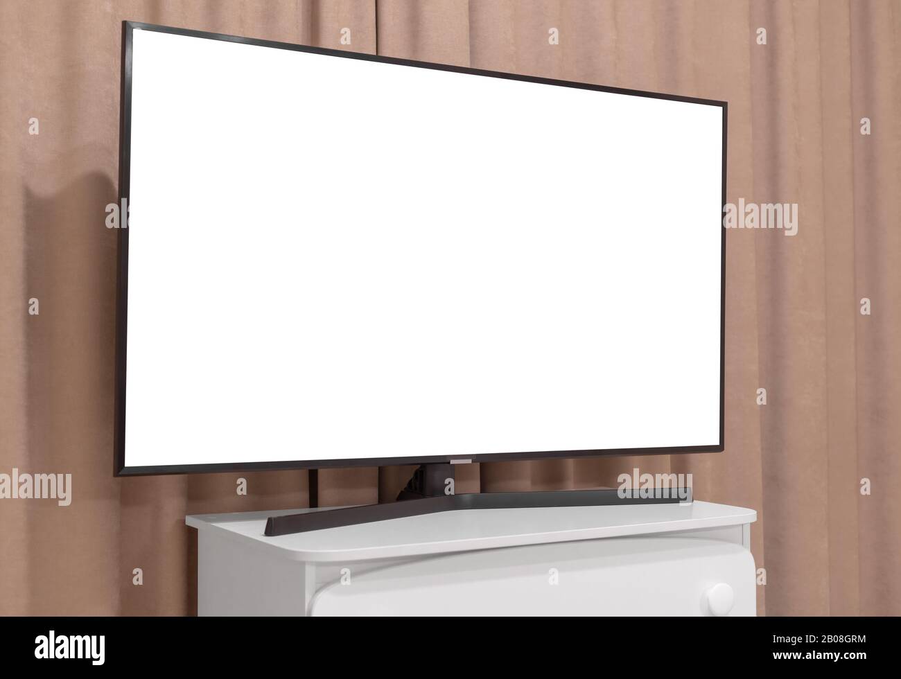 Modern LSD TV in the interior of the living room Stock Photo - Alamy