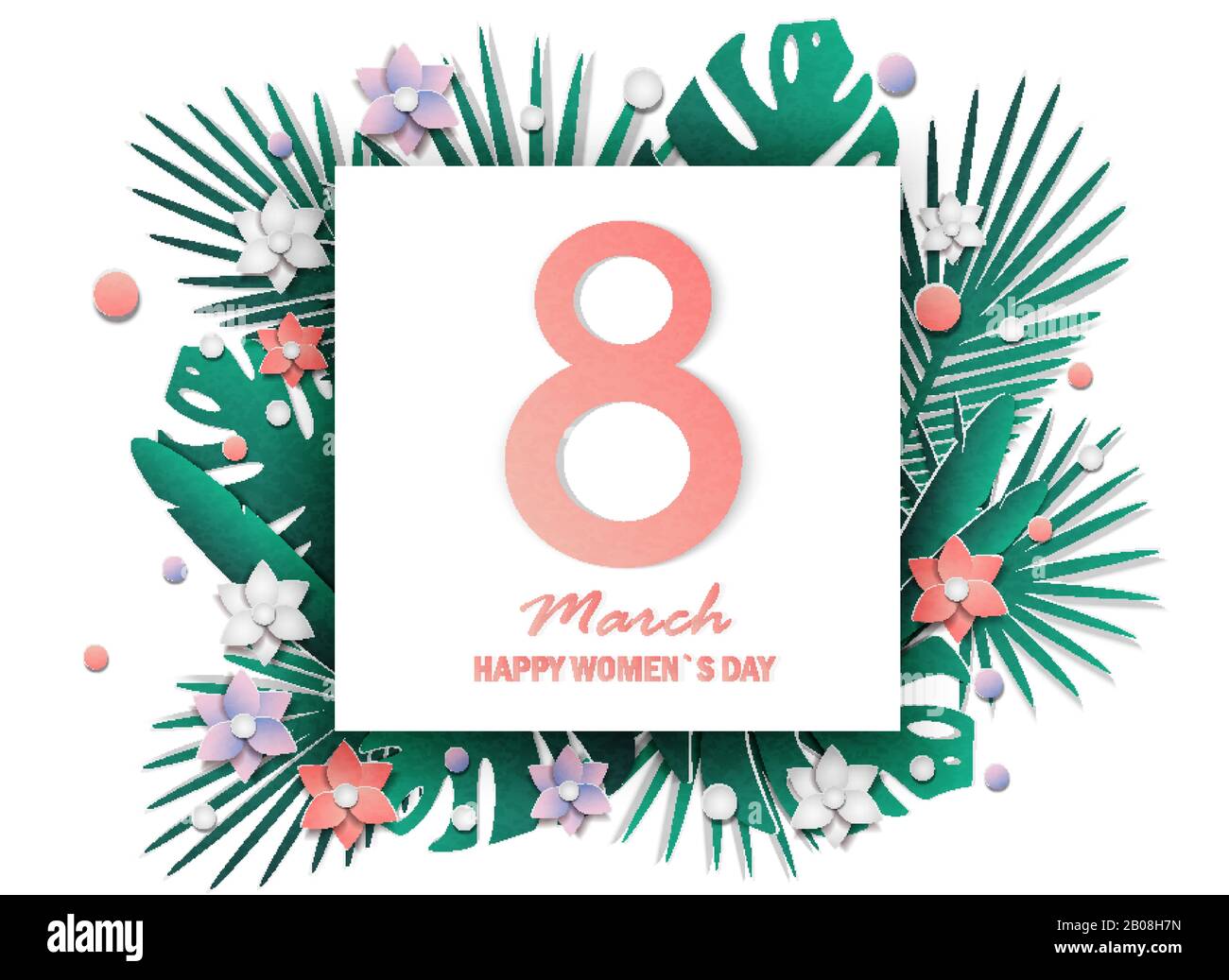 Congratulations on March 8 or Womens Day Stock Vector Image & Art - Alamy
