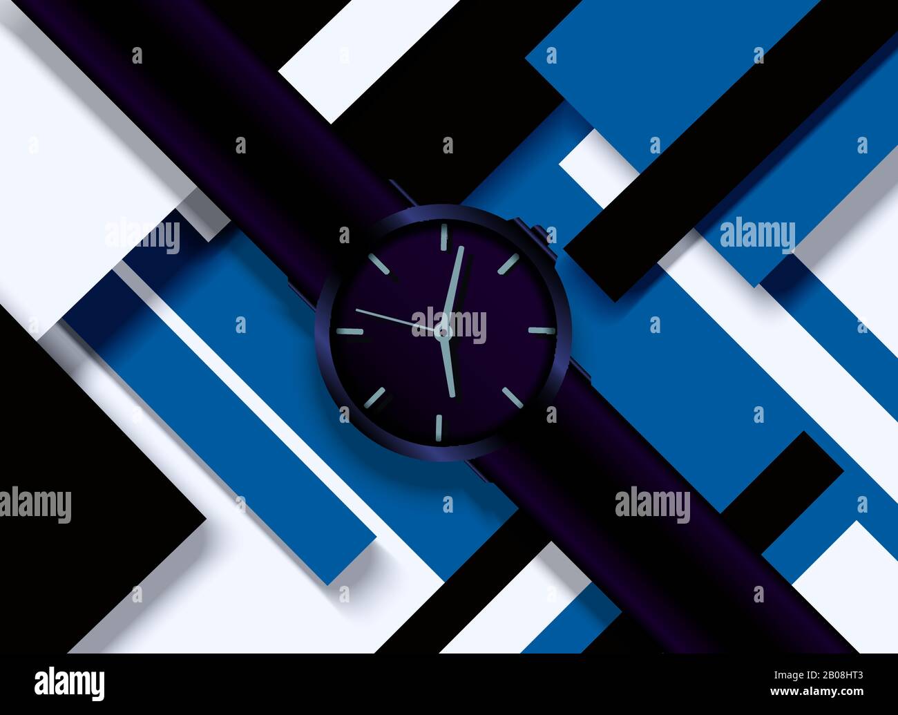 Mens luxury timepiece Stock Vector Images - Alamy