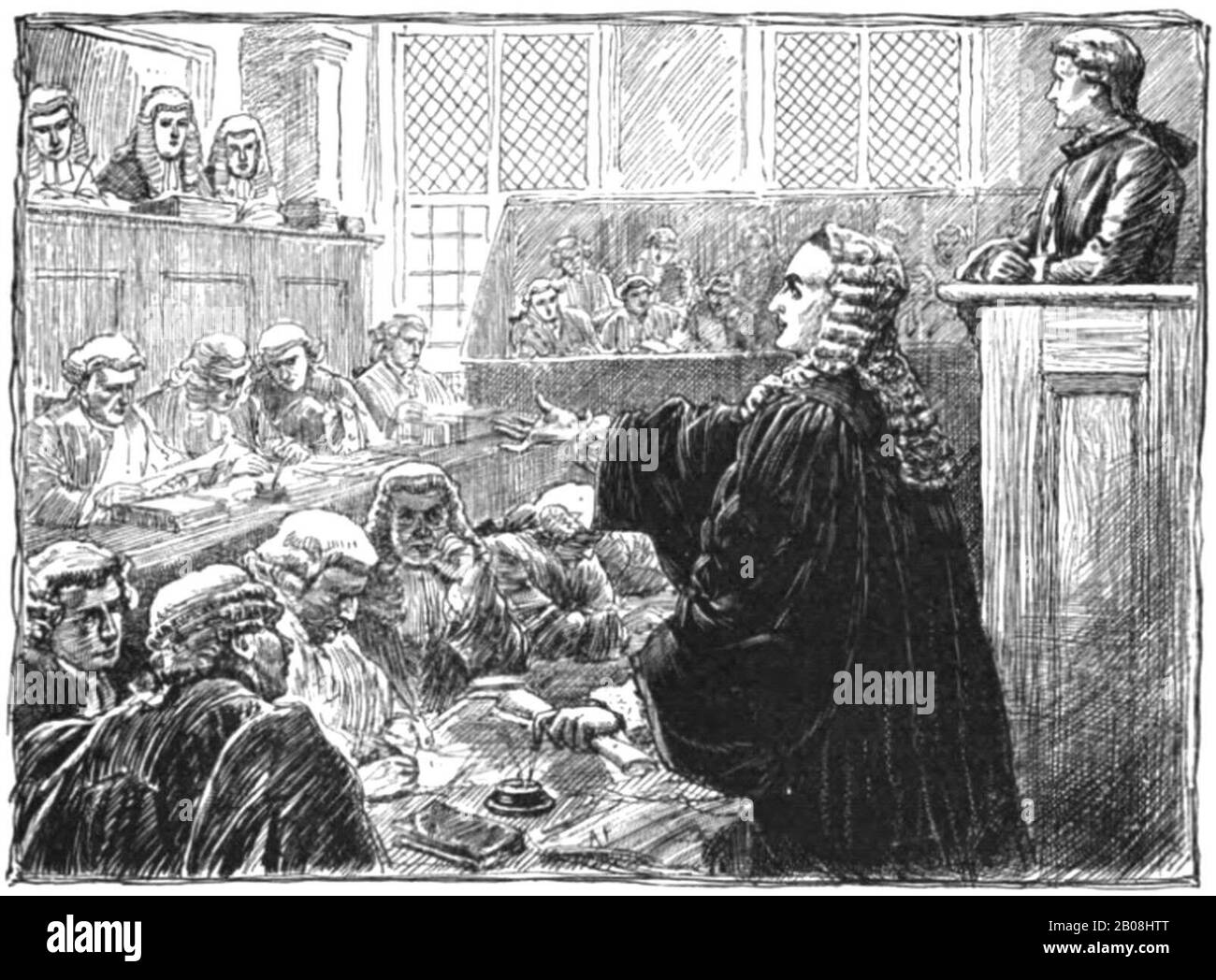 THE FAMOUS ZENGER TRIAL Stock Photo - Alamy