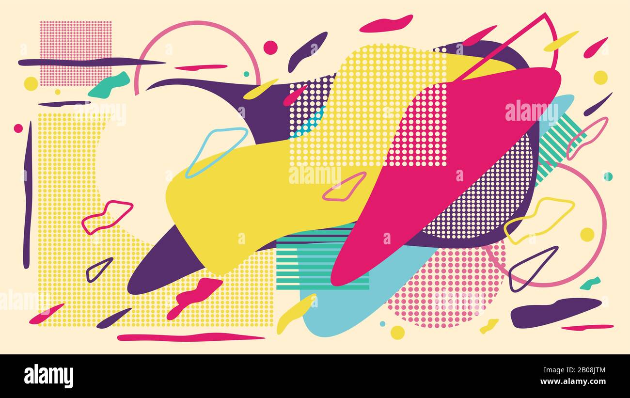 Liquid colorful paint mixing backdrop Stock Vector Images - Alamy