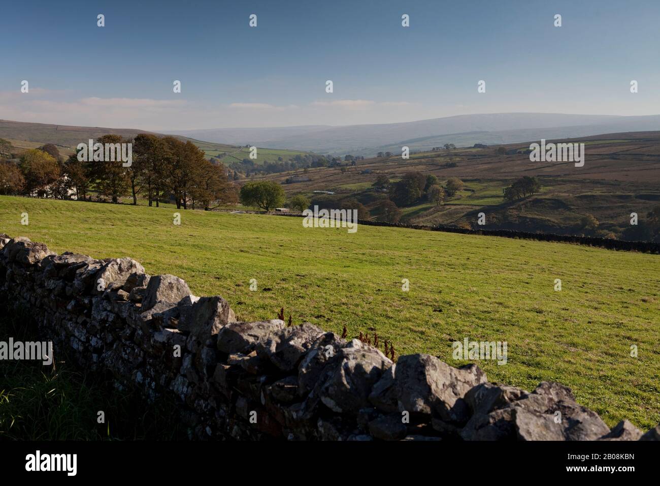 Weardale landscape Co Durham Stock Photo - Alamy
