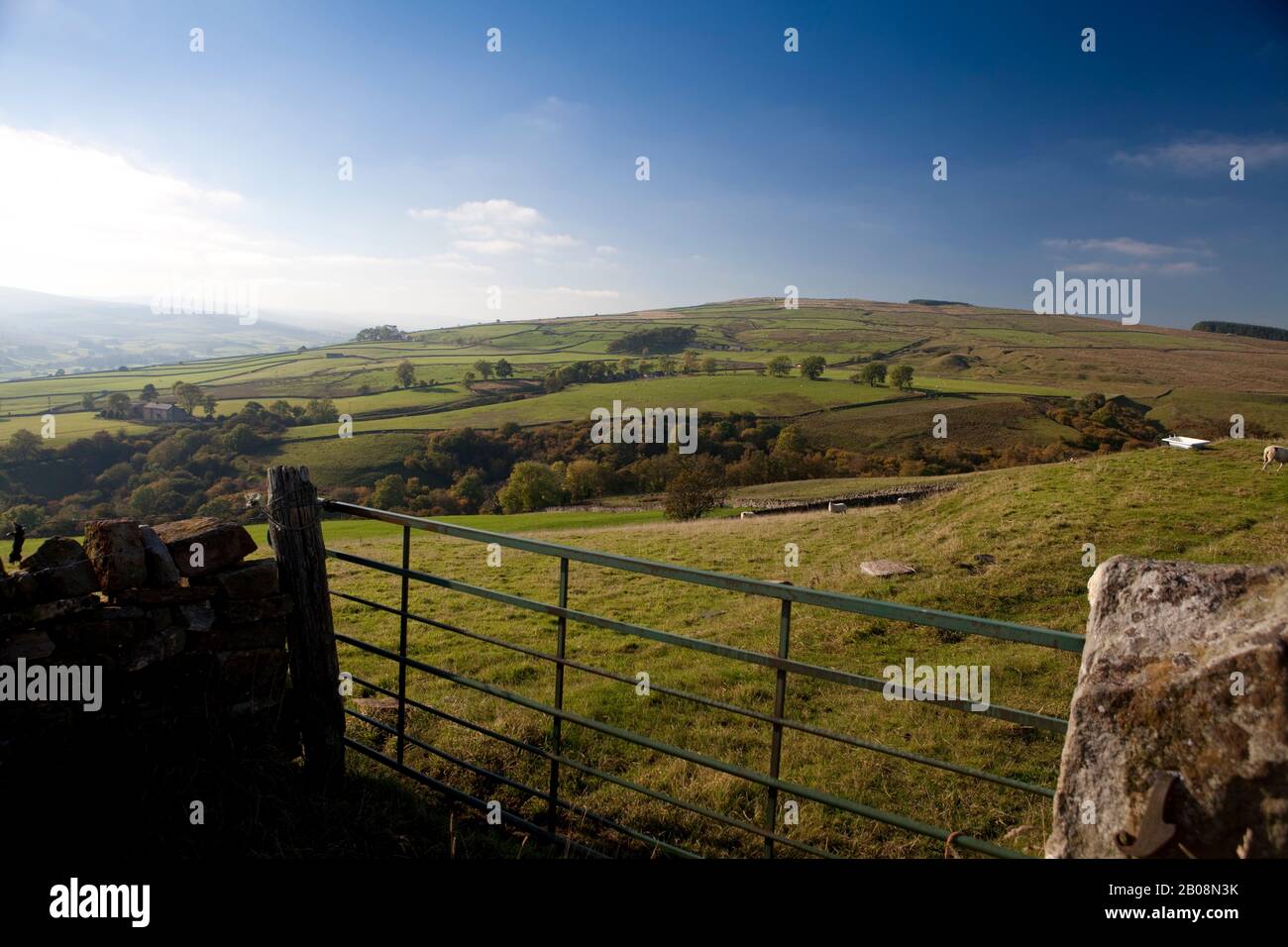 Weardale landscape Co Durham Stock Photo - Alamy