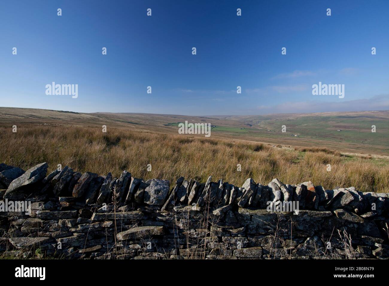 Weardale landscape Co Durham Stock Photo - Alamy