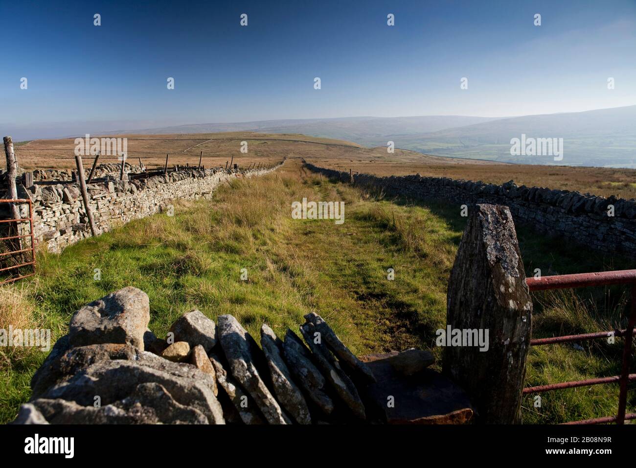Weardale landscape Co Durham Stock Photo - Alamy