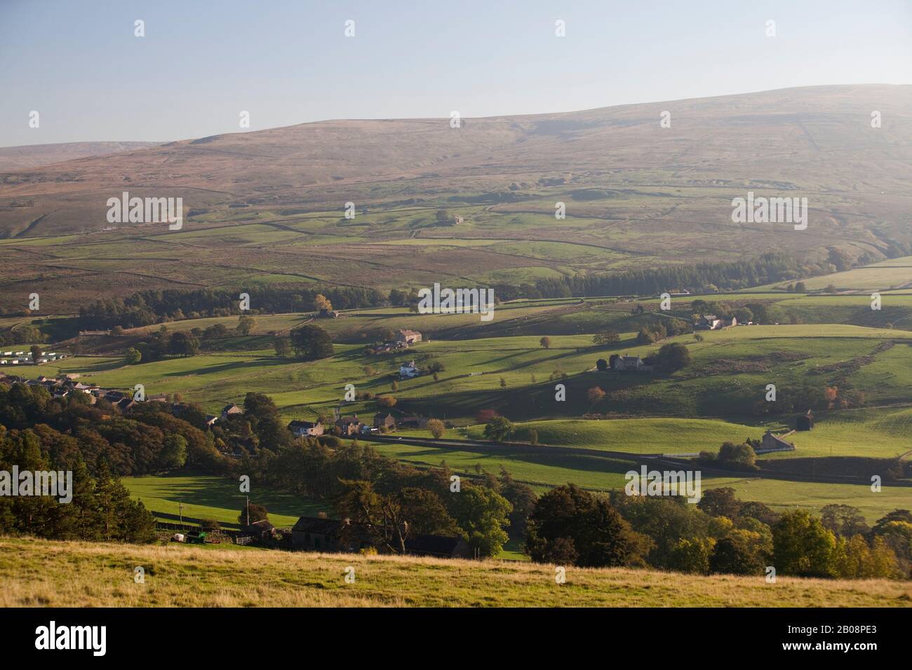 Weardale landscape Co Durham Stock Photo - Alamy