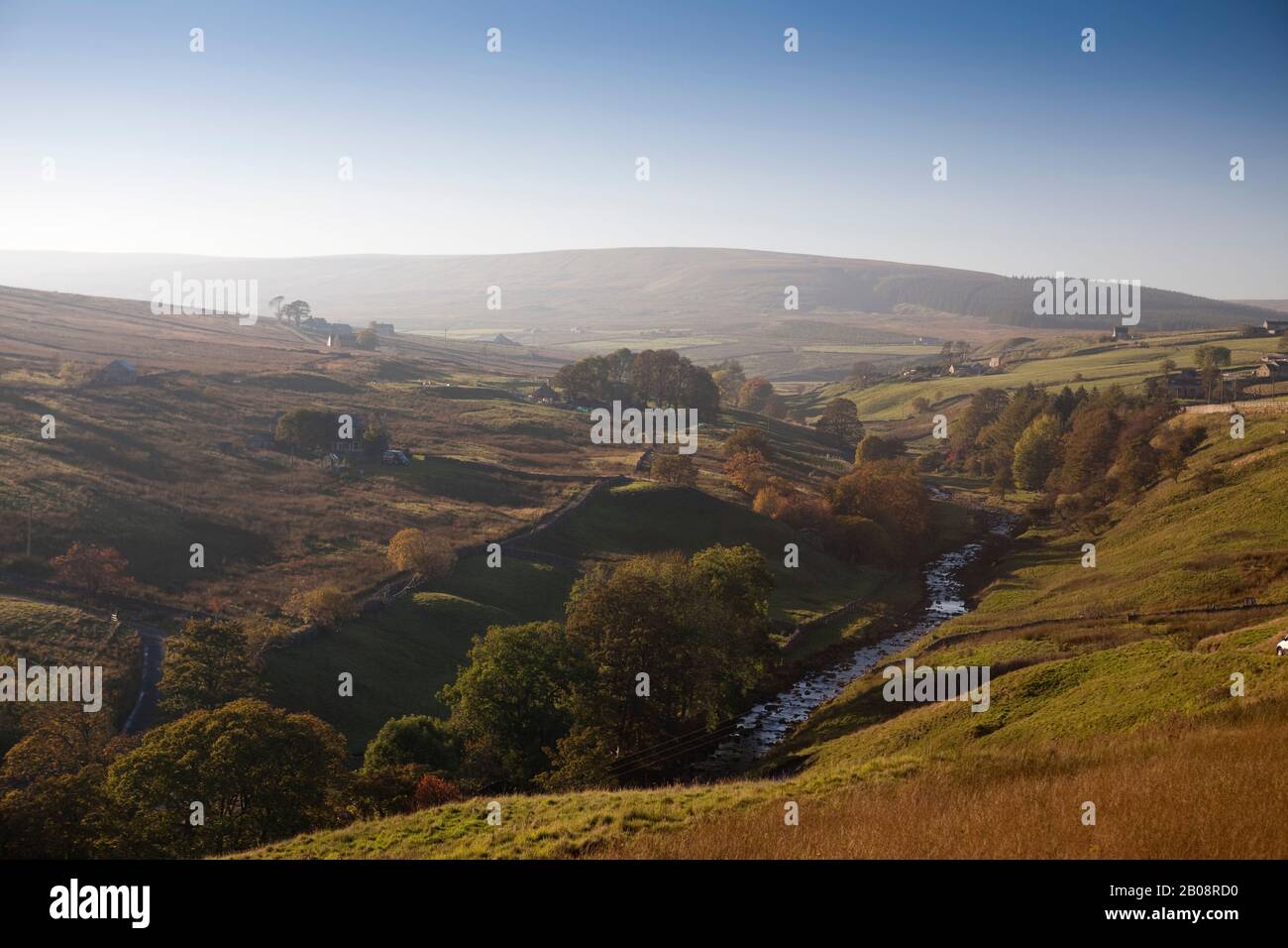 Weardale landscape Co Durham Stock Photo - Alamy