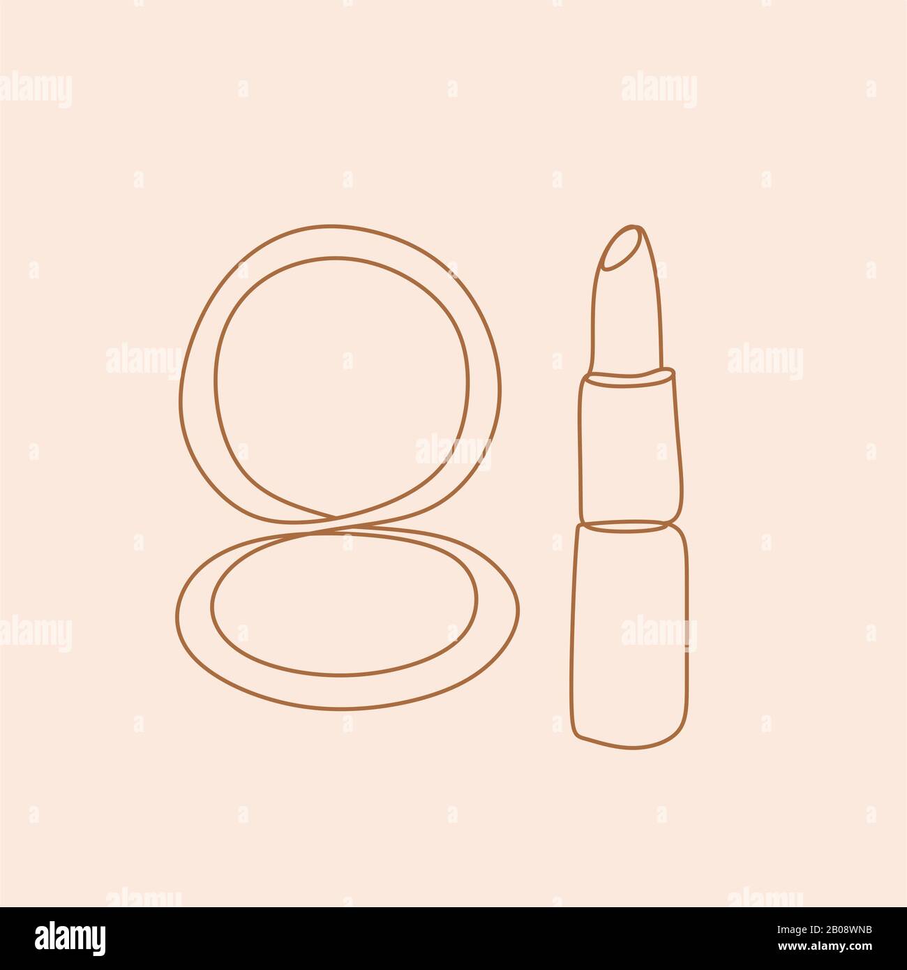 Line drawing icon. One line symbol Stock Photo - Alamy