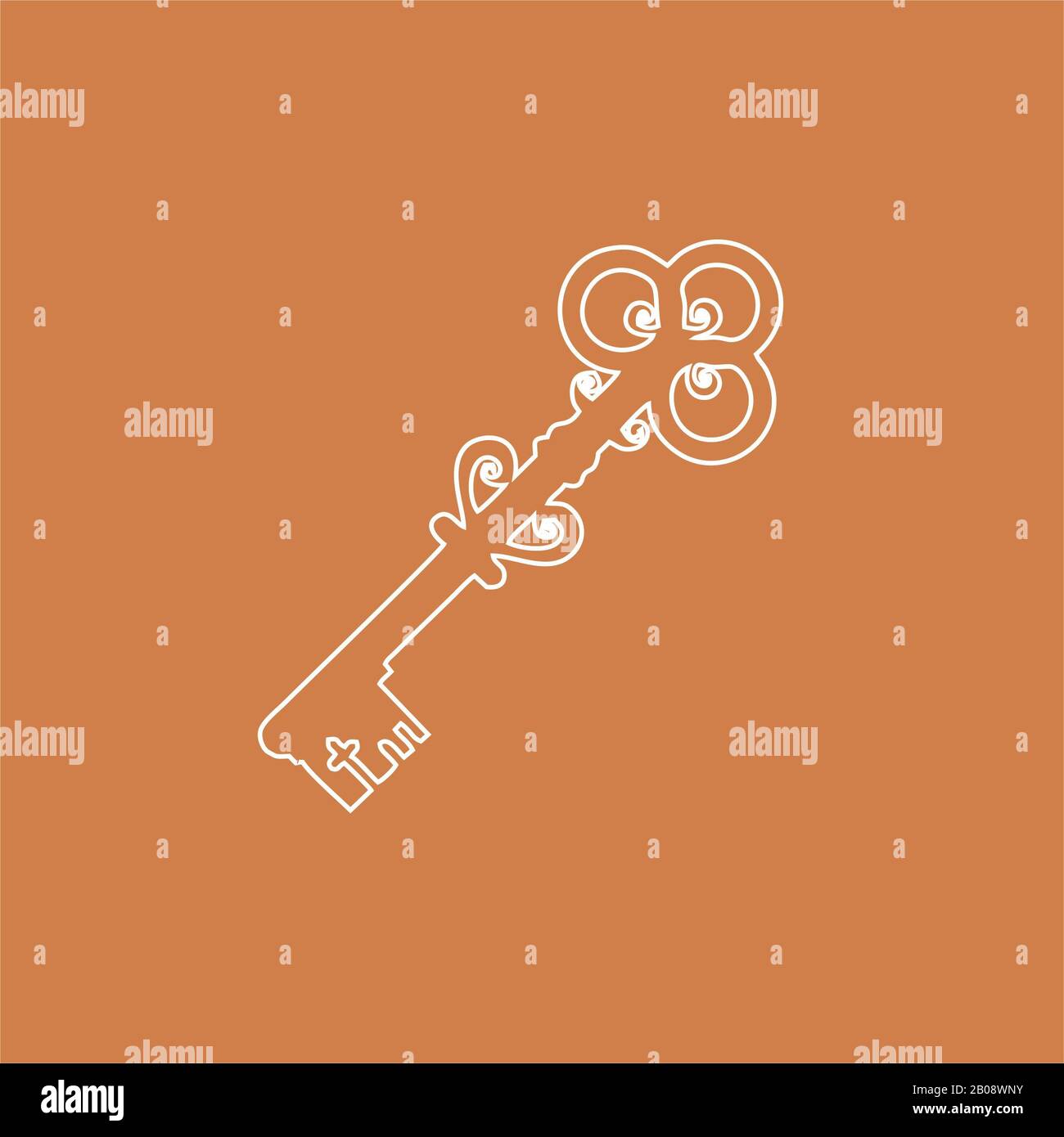 Line drawing icon. One line symbol Stock Photo - Alamy