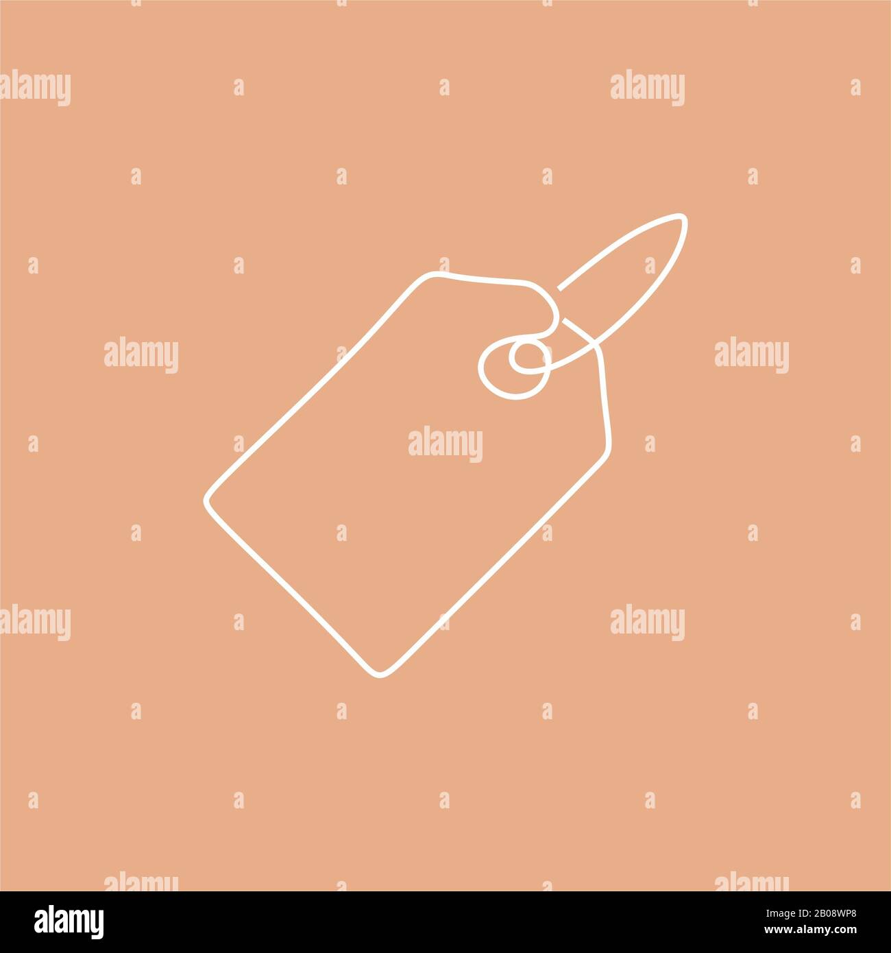 Line drawing icon. One line symbol Stock Photo - Alamy