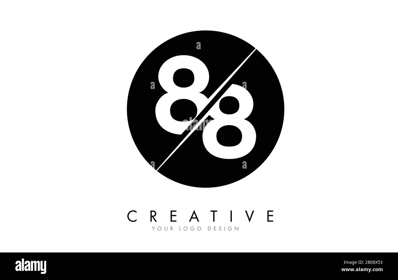 Number 88 vector vectors hi-res stock photography and images - Alamy