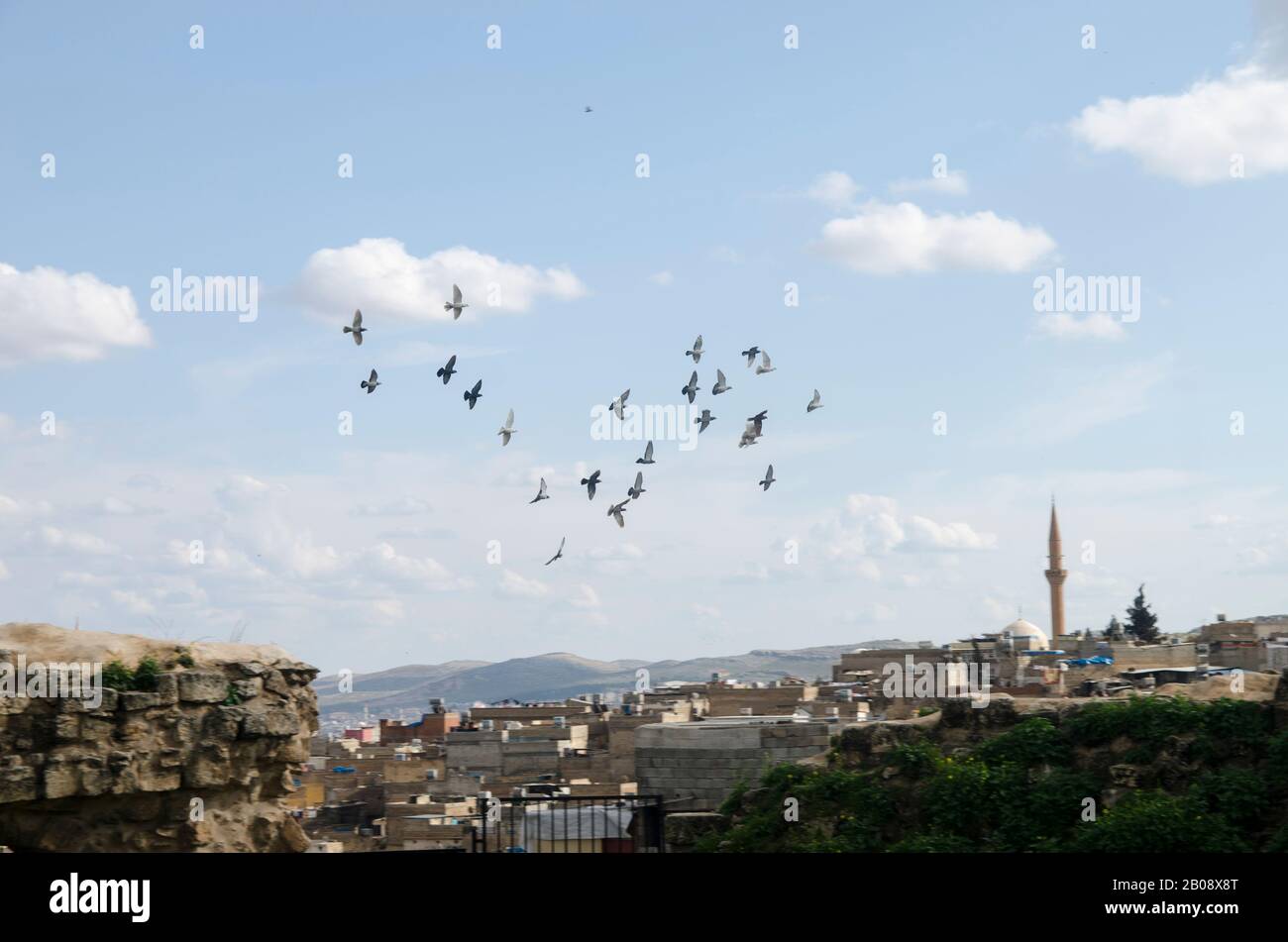 Aerial view of Urfa Stock Photo - Alamy