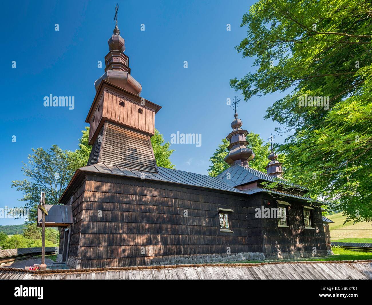 St Luke the Evangelist Church, 19th century, wooden, Greek Catholic, in ...