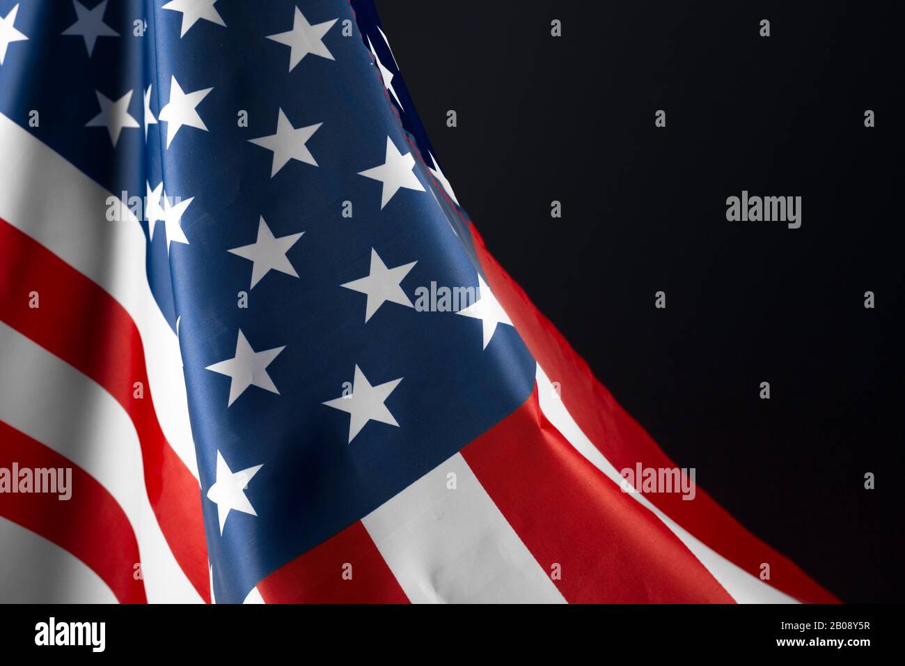 Beautifully waving star and striped American flag Stock Photo - Alamy