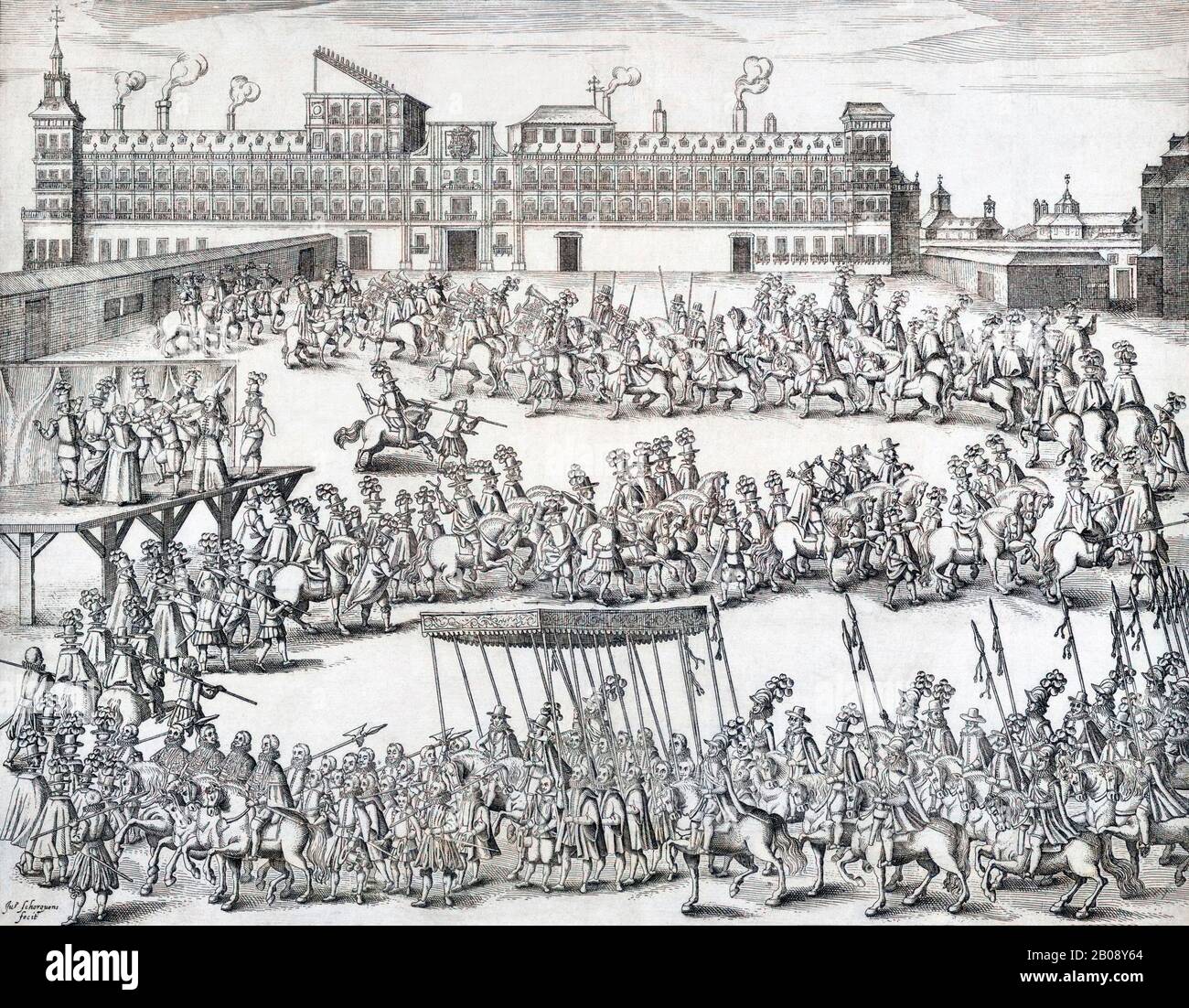 Entry into Madrid on March 23, 1623 of the Prince of Wales, future King ...