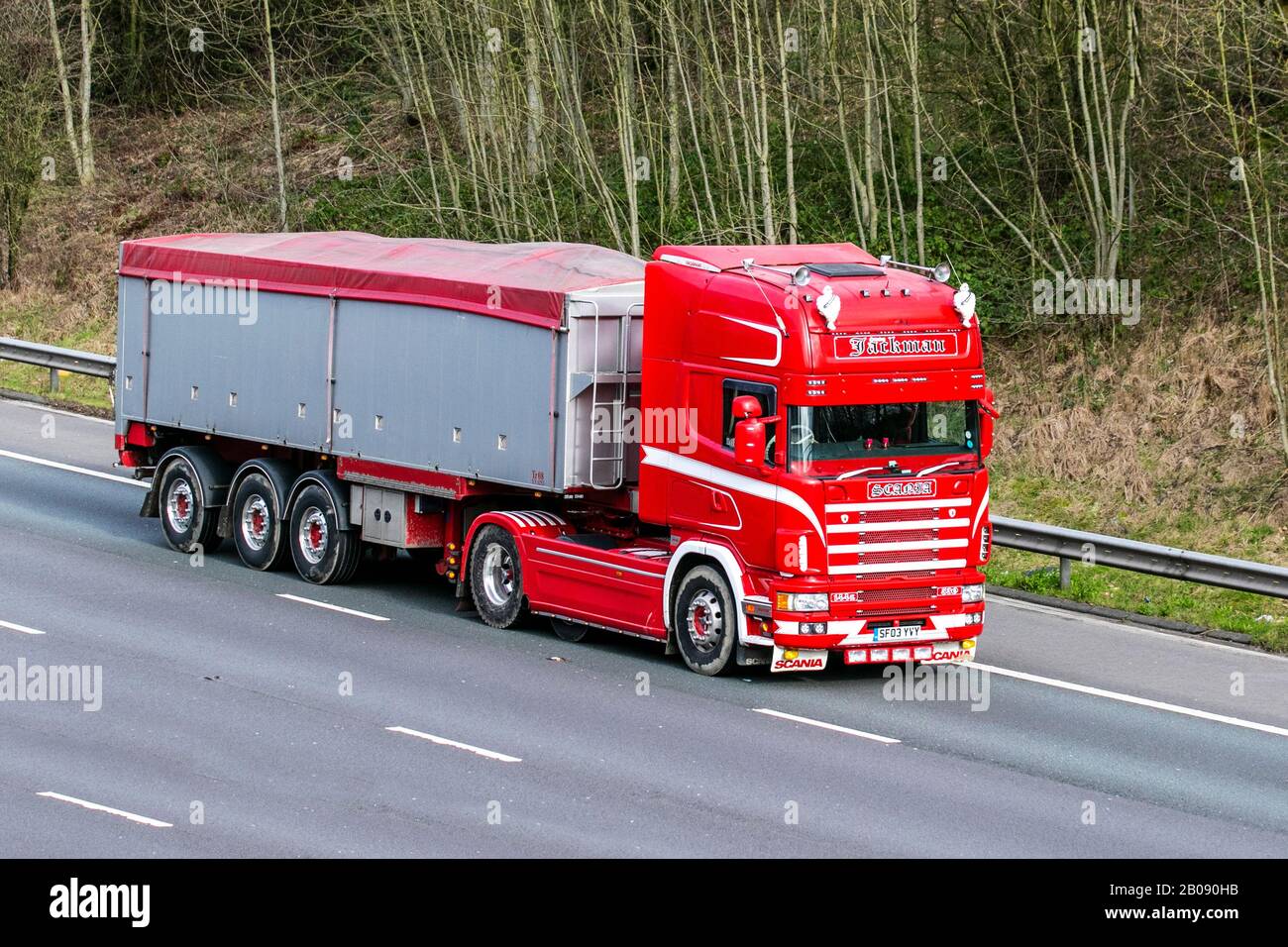 Jackman Haulage delivery trucks, HGV lorry, transportation, truck ...