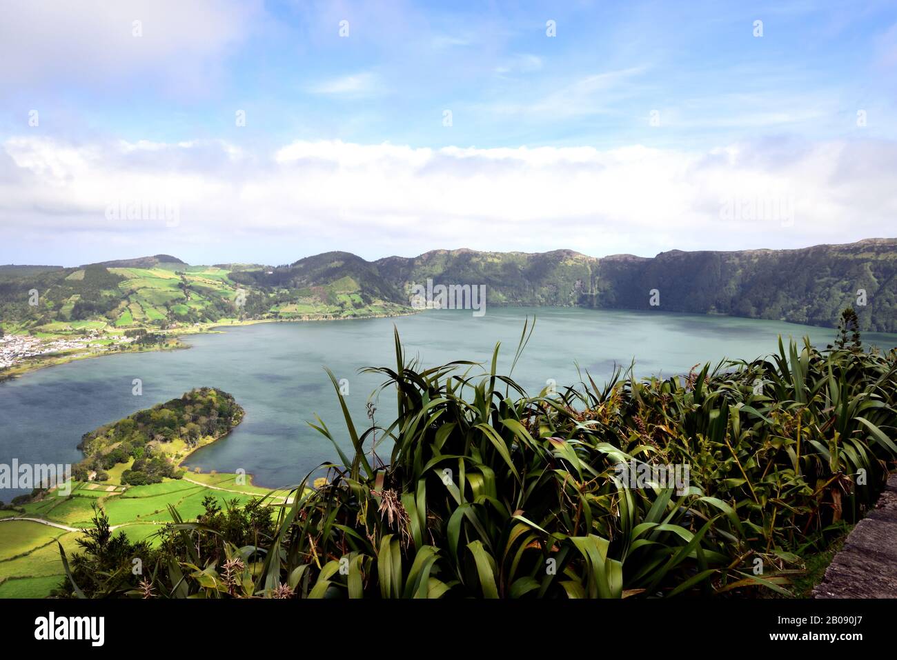 Furnas Village in the caldera of the Azores Stock Photo - Alamy