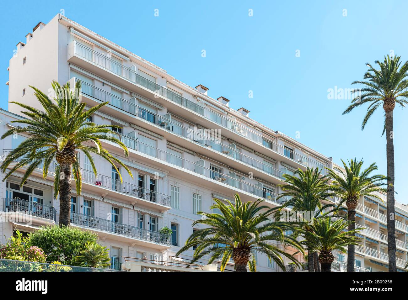 Beautiful Architecture Downtown City Of Cannes Stock Photo - Alamy