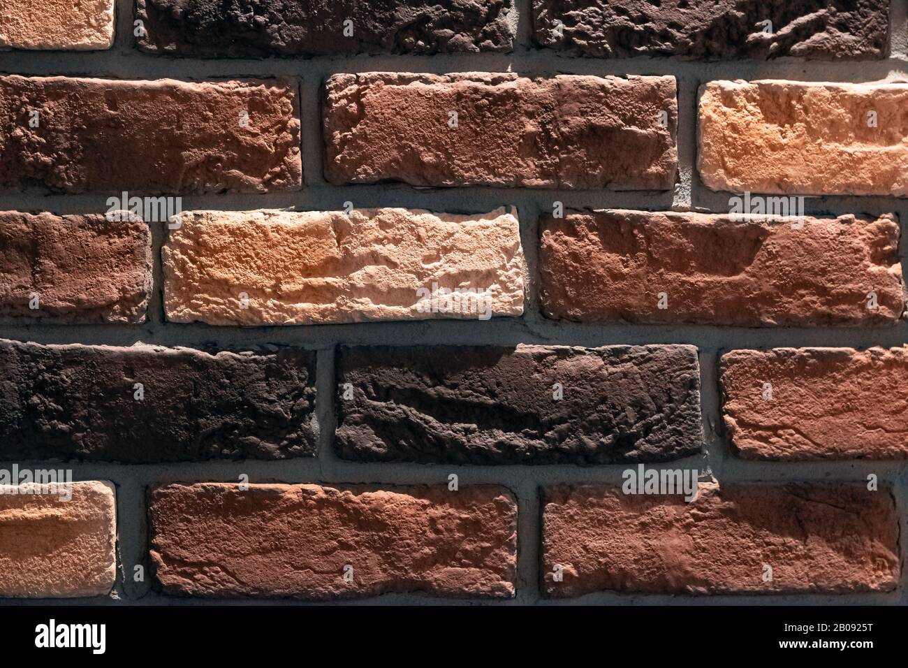 Retro brick wall in retro style, background or texture Stock Photo - Alamy