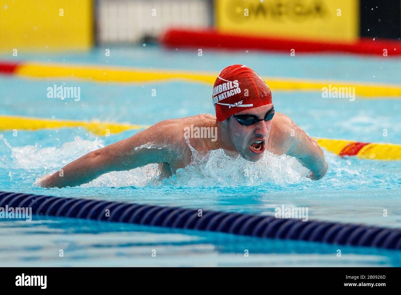 Daniel Atienza competes in the men's 400m individual Medley of the ...
